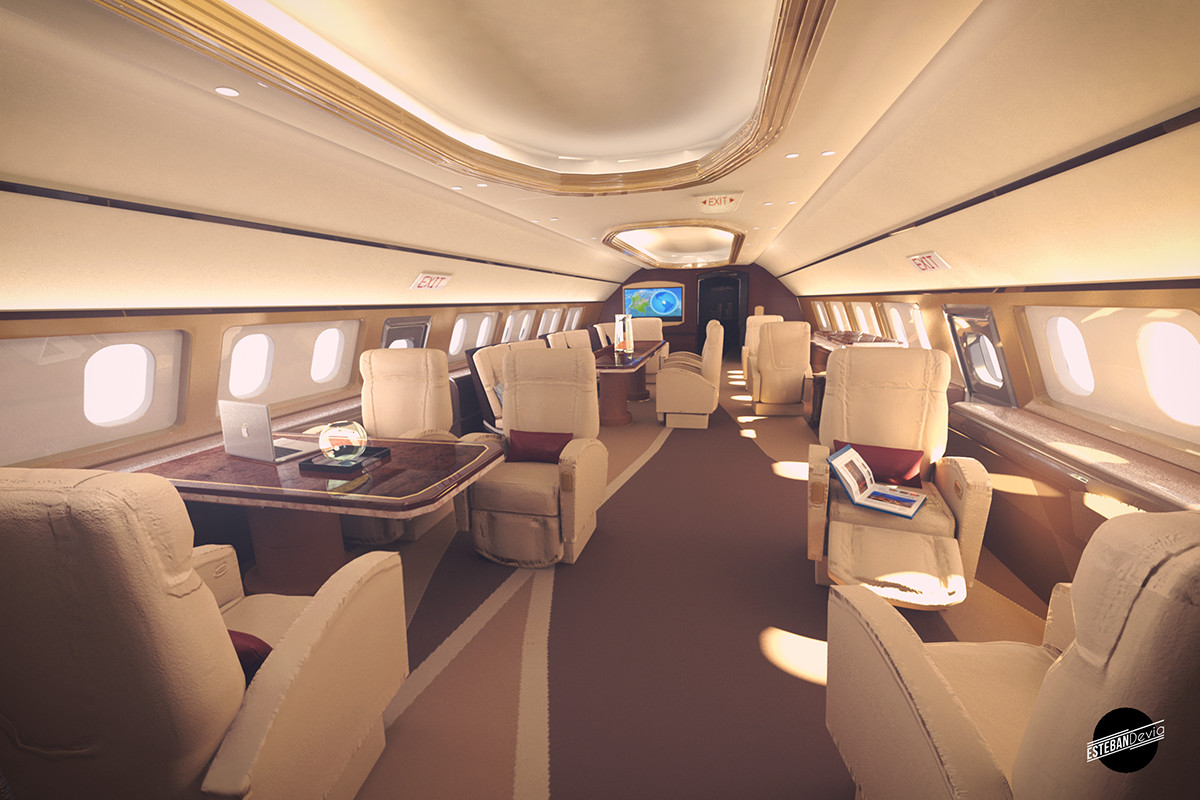 ArtStation - Portfolio III - The first class seats