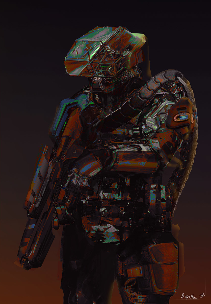 Future Body Armor Concept Art