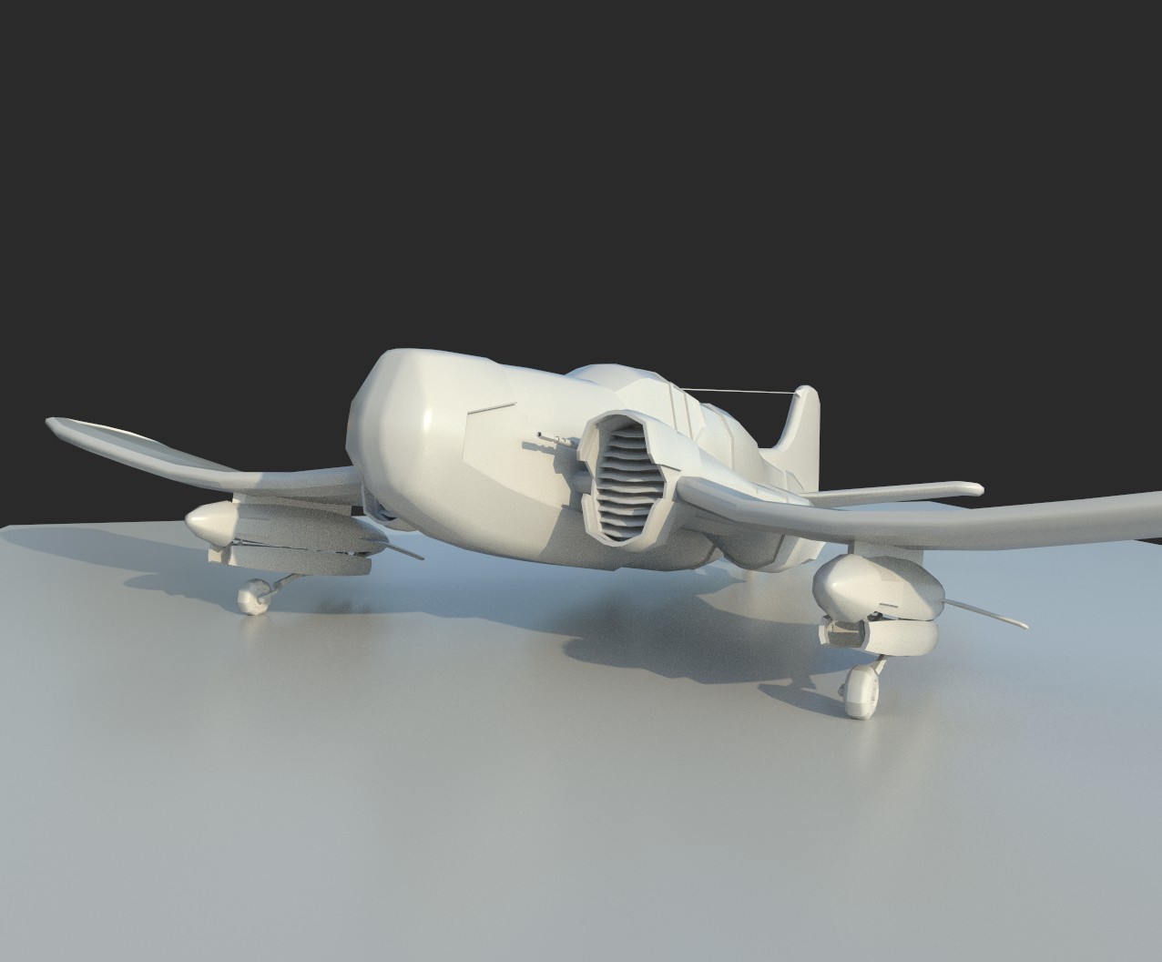 ArtStation - Sci-Fi Aircraft Project