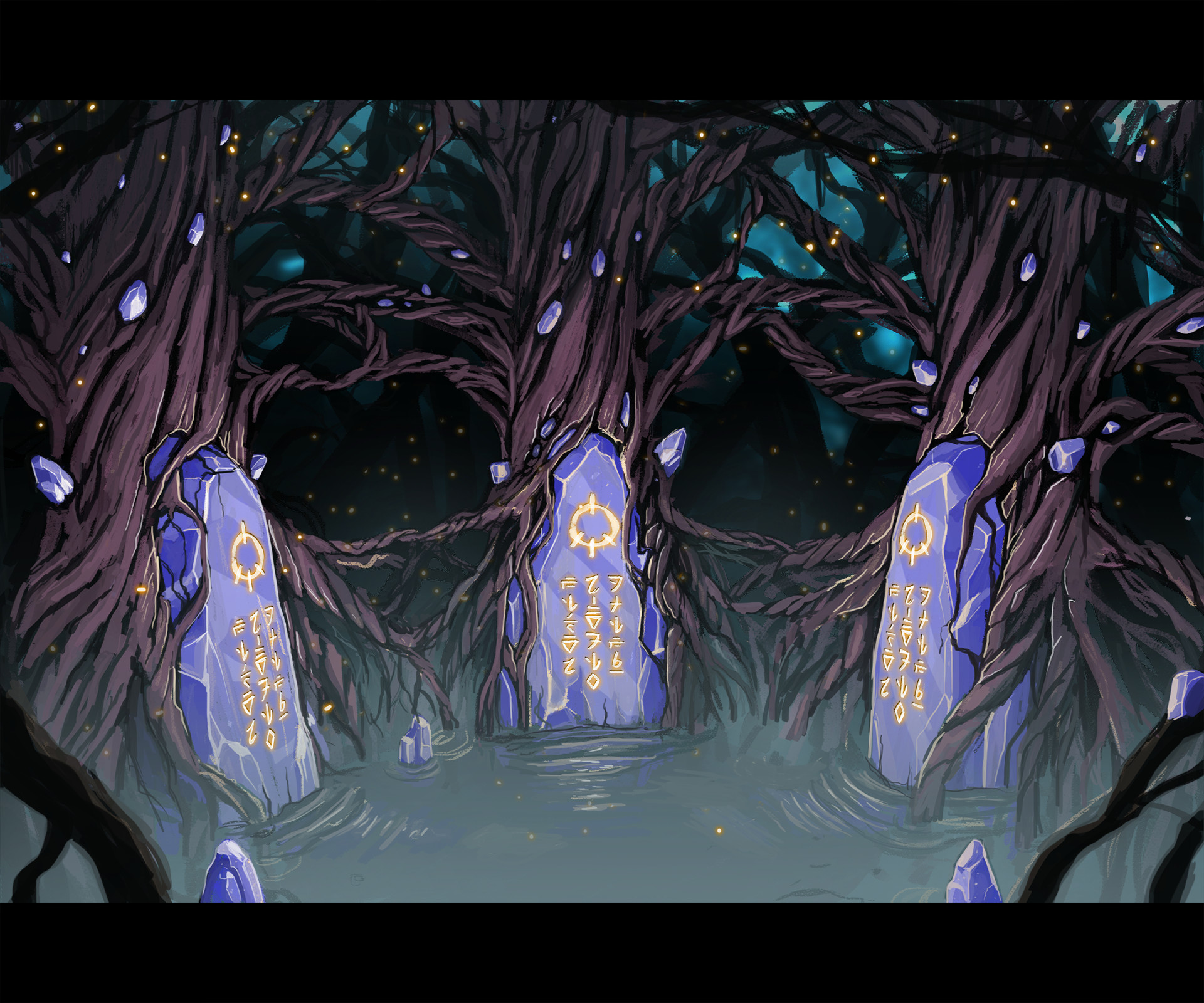 ArtStation - Crystal Swamp