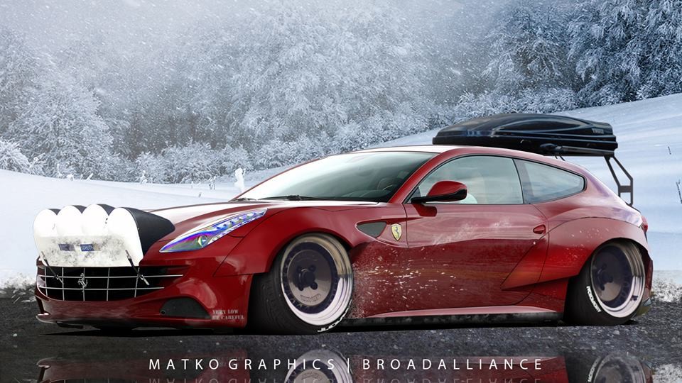 ArtStation - Ferrari FF Dailydriven Dream