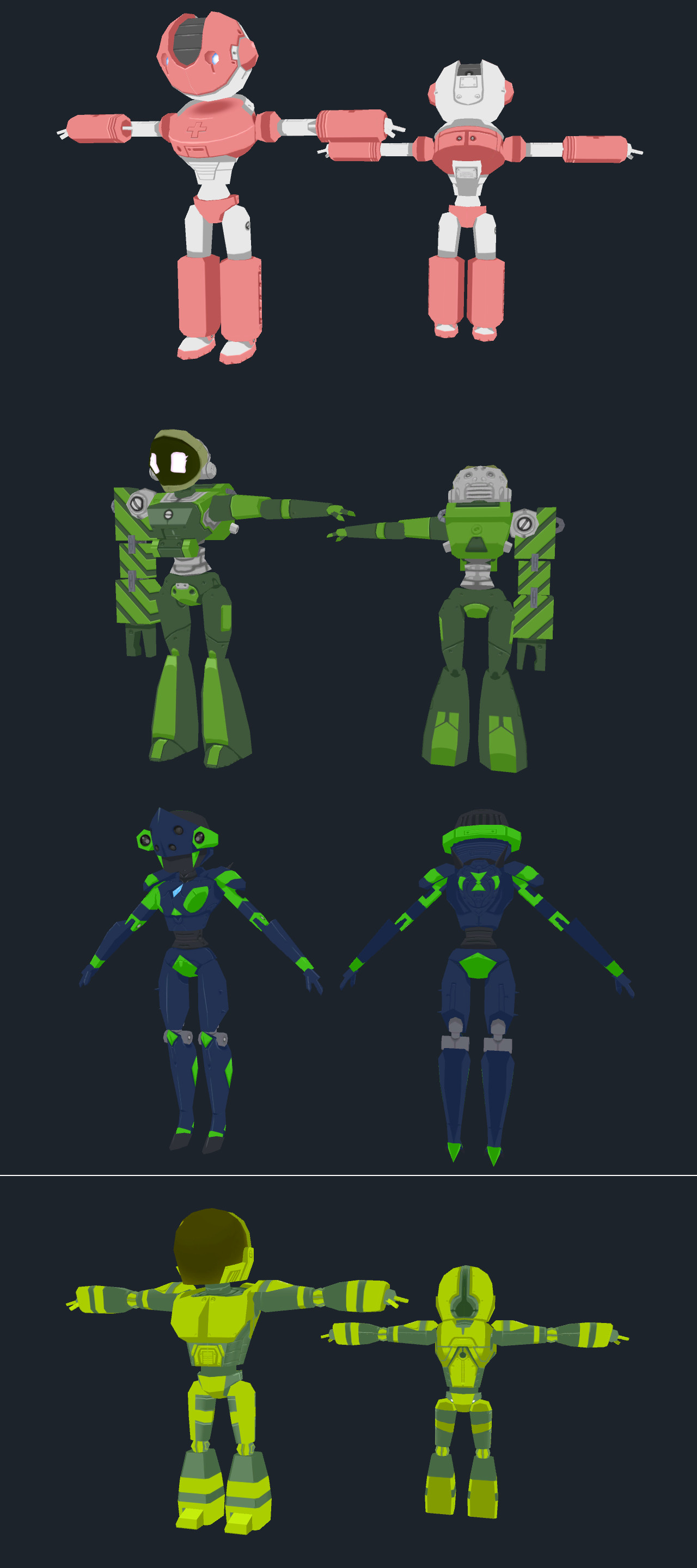 ArtStation - Robot Runner - Character Models