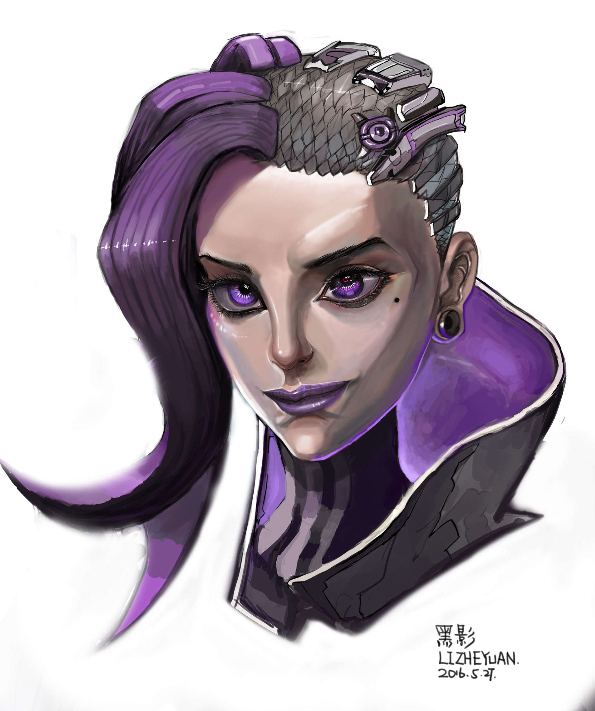 ArtStation - OVER WATCH-Sombra