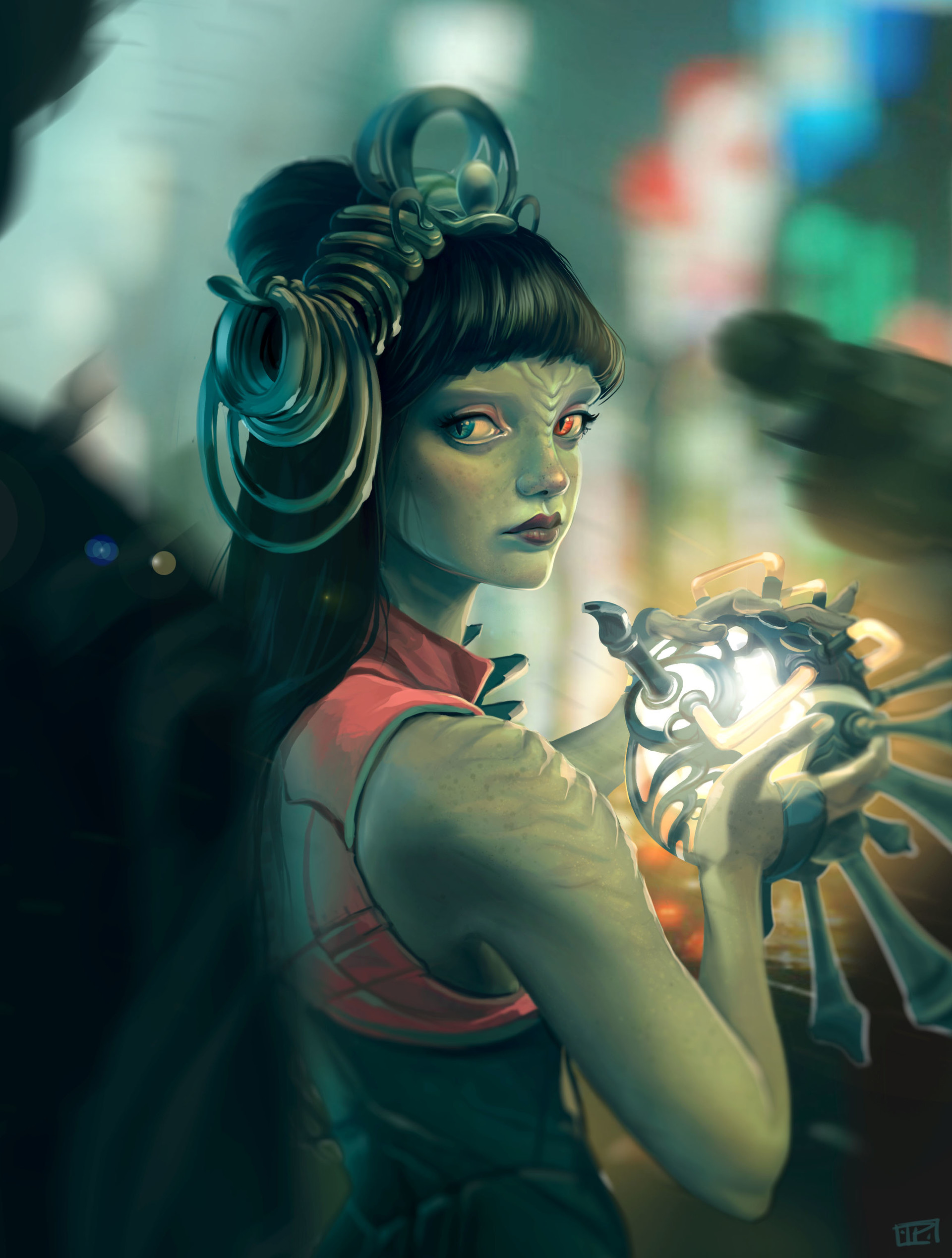 ArtStation - Alien Street Musician