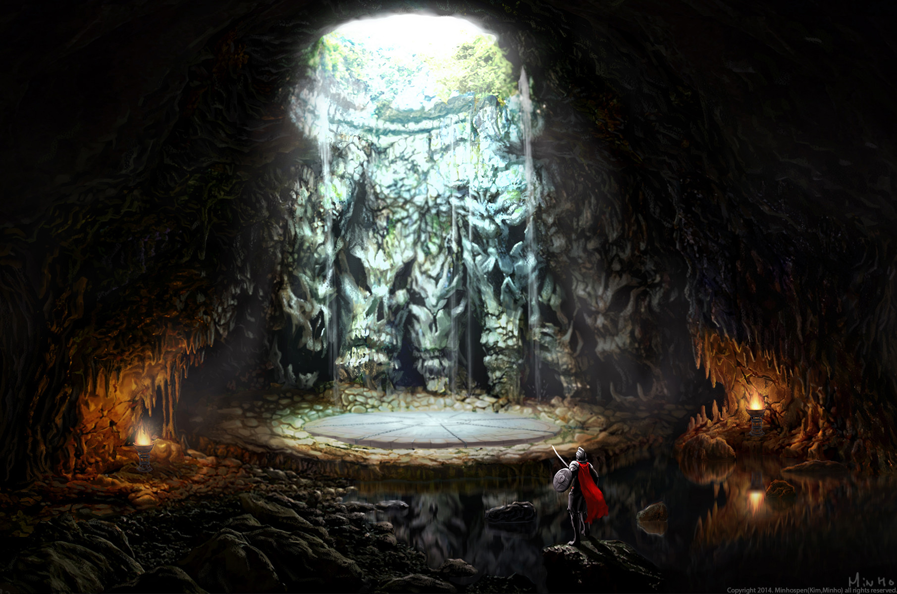 ArtStation - Inferno cave(2014,personal work)