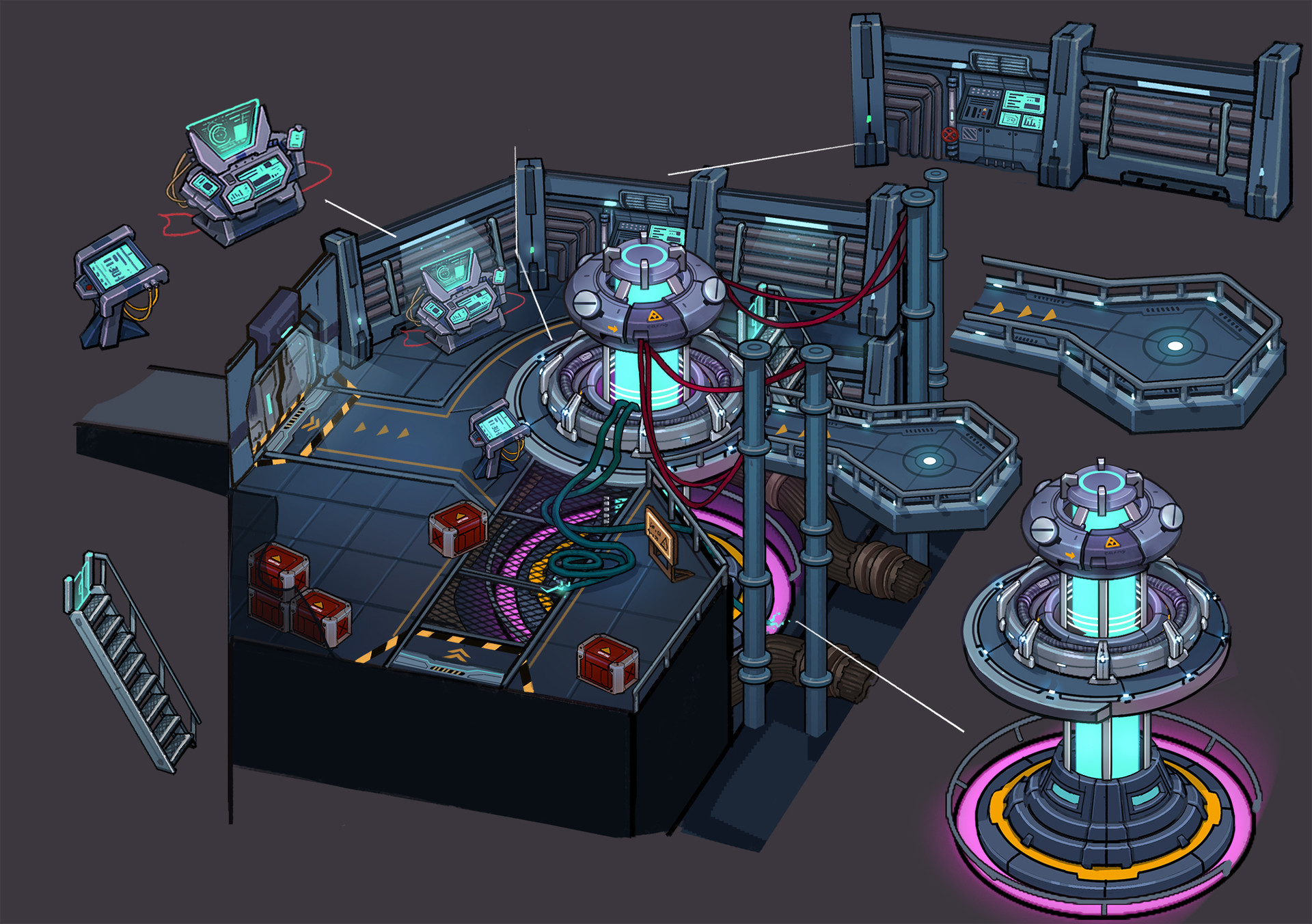 ArtStation - Engine room