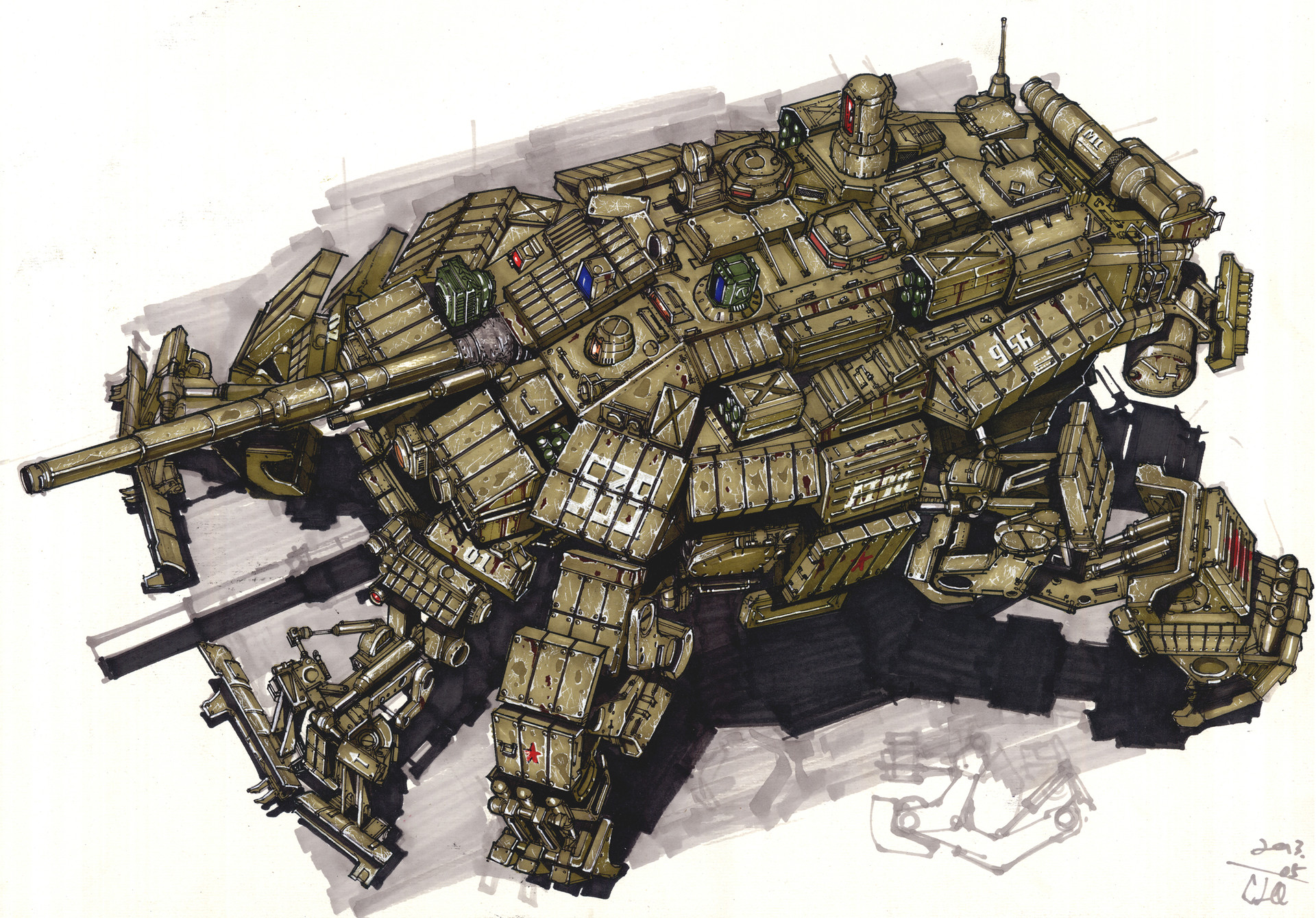 ArtStation - CCCP metal monsters