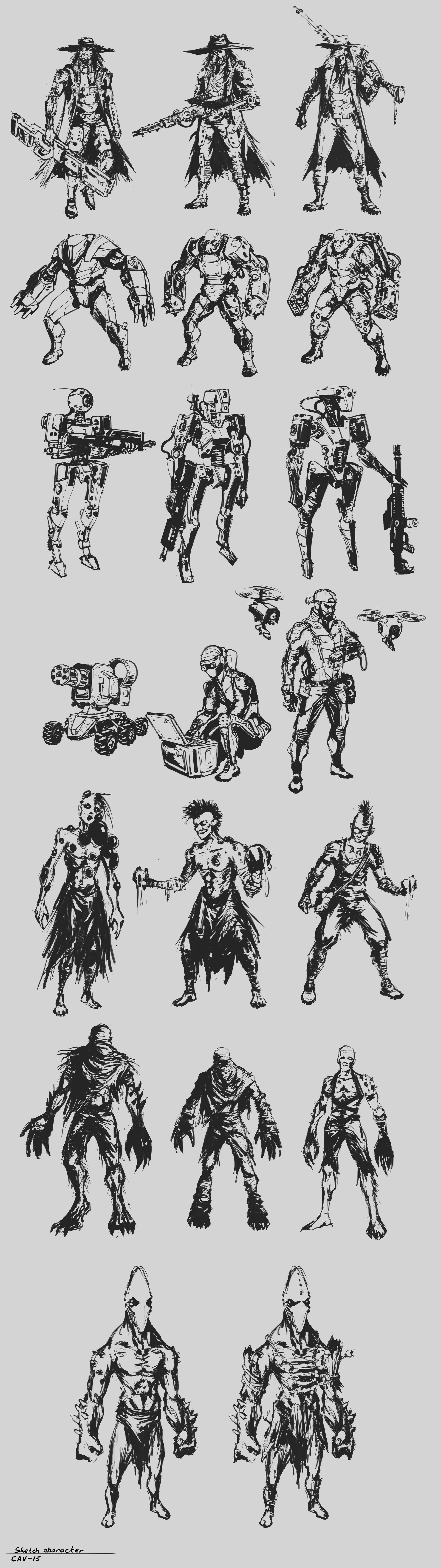 ArtStation - Sketch character