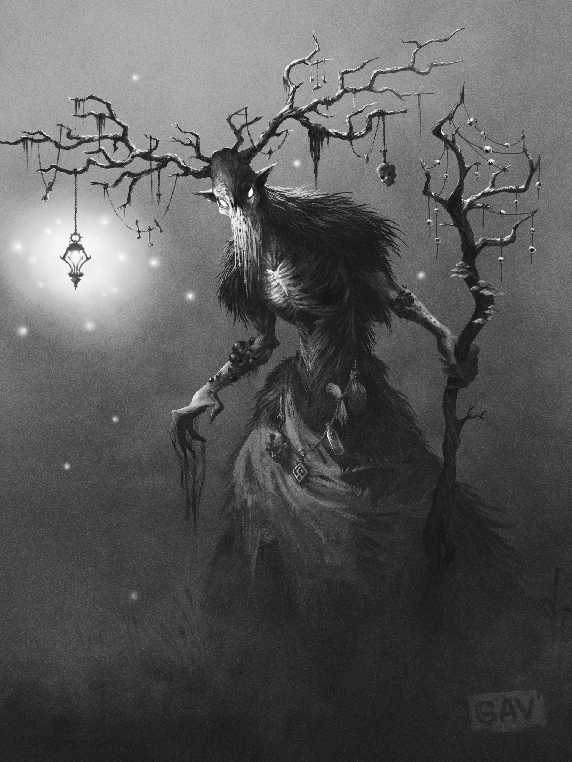 ArtStation - Swamp spirit