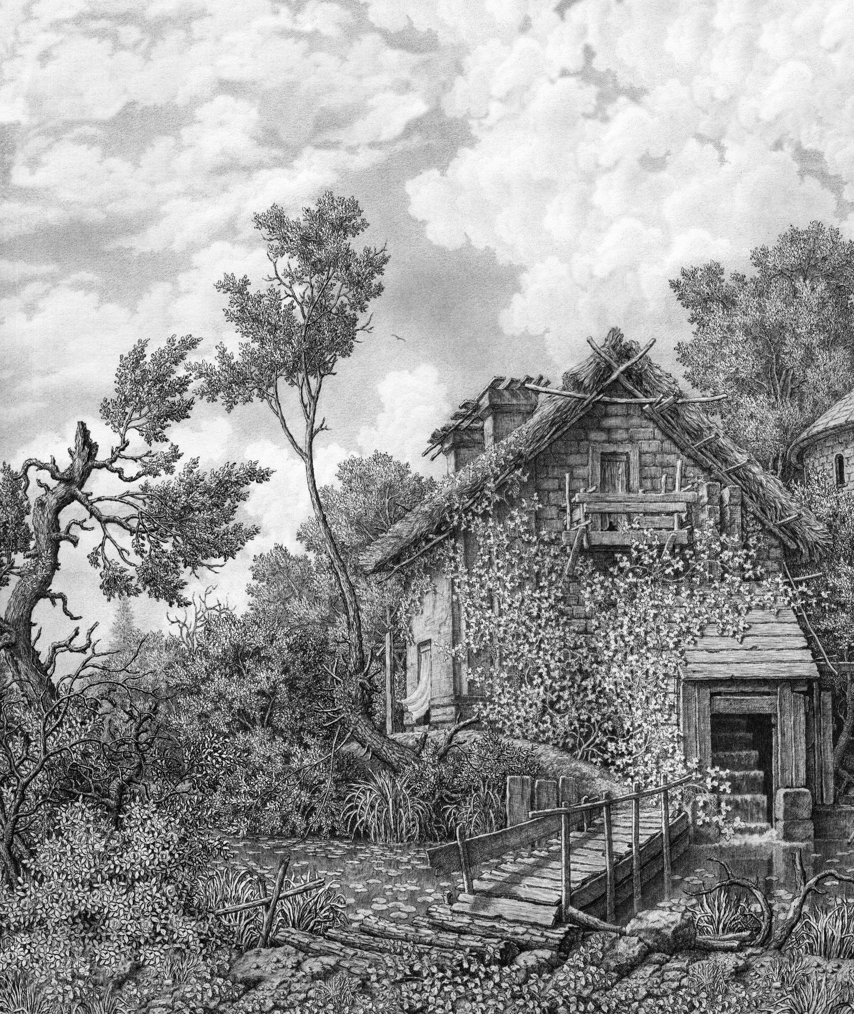 Mill by Aleksandr Kuskov : r/ImaginaryLandscapes