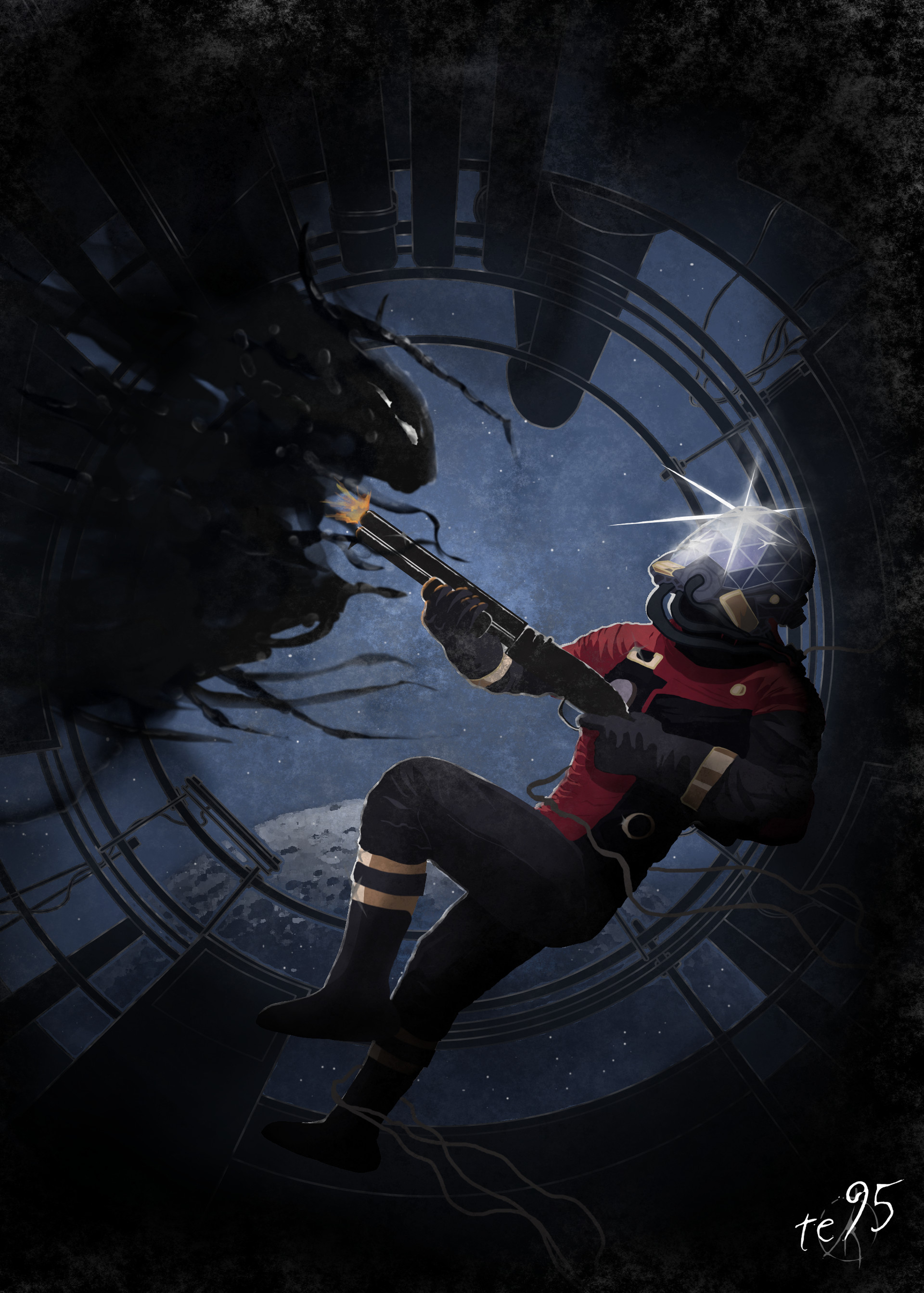 ArtStation - Enter The Nightmare (Prey Fan Art)