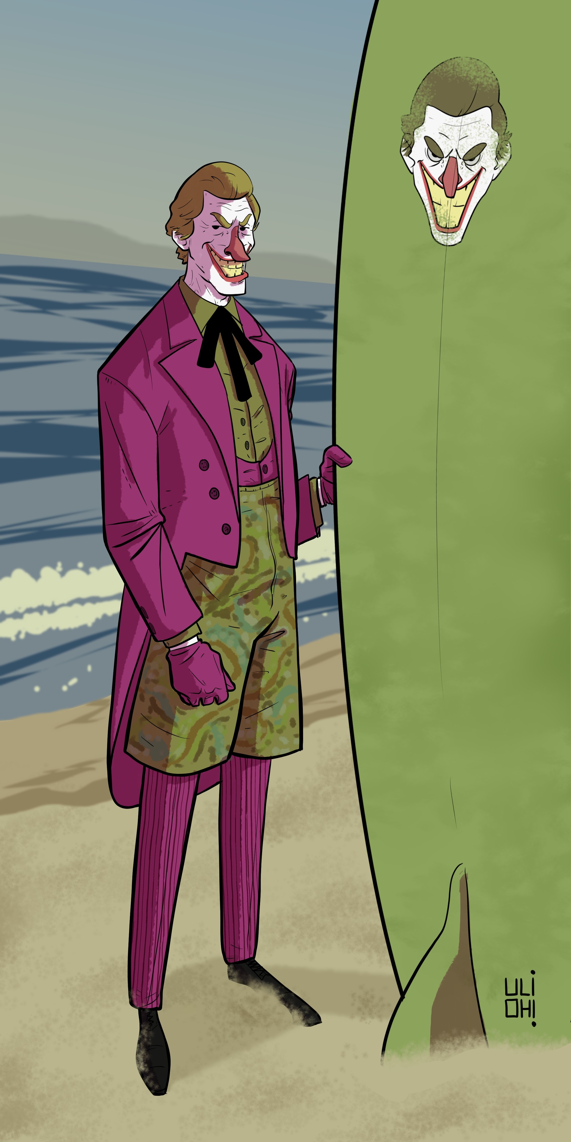 ArtStation - César Romero Joker Fanart.