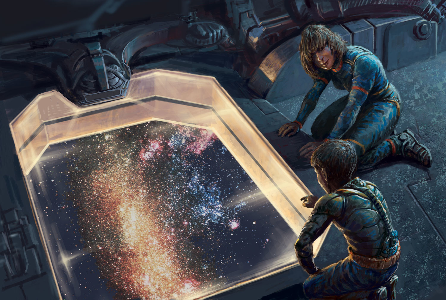 ArtStation - A lesson in astronomy. Galactic expedition