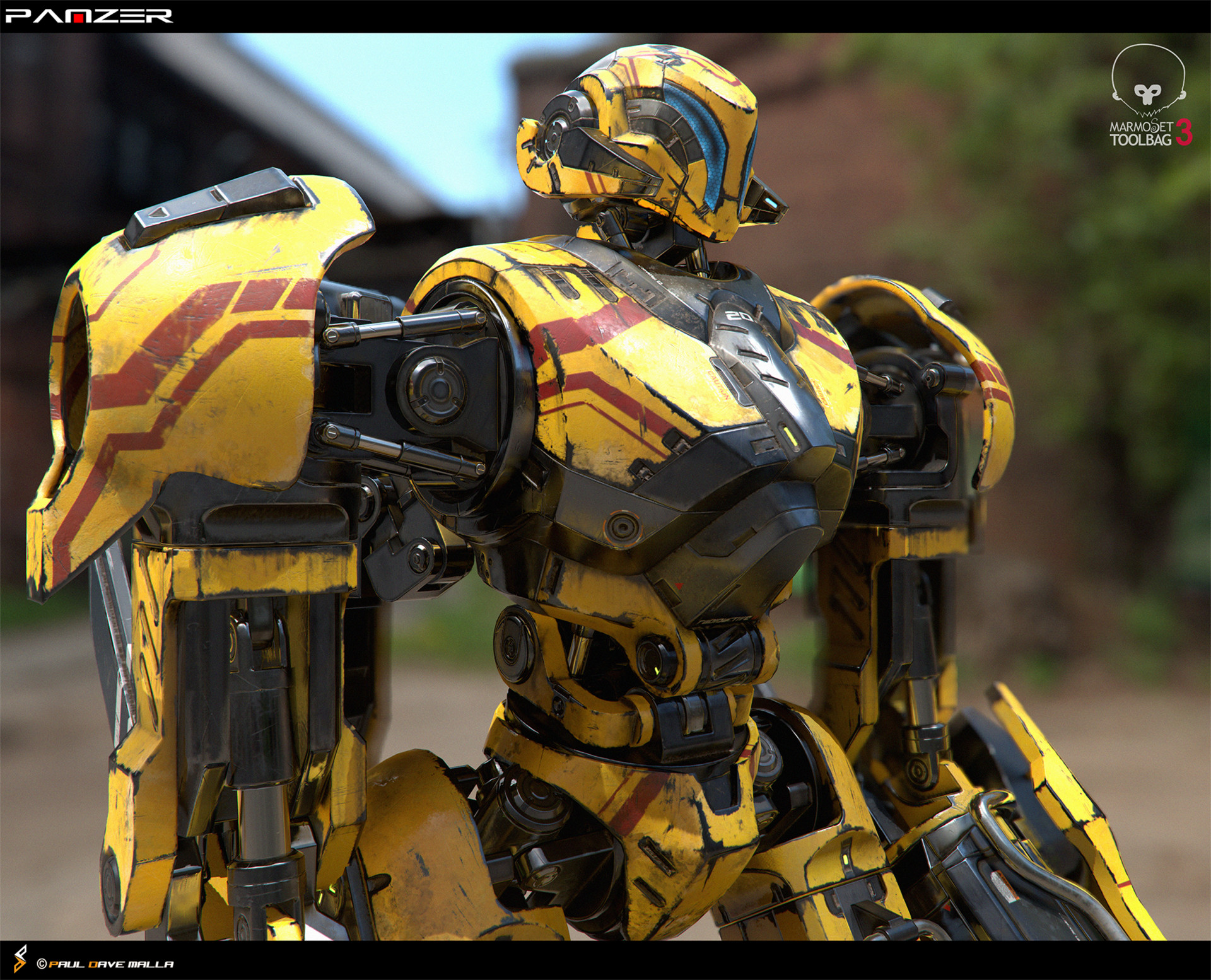 Paul Dave Malla - PANZER_MECH_Concept (IDLE)