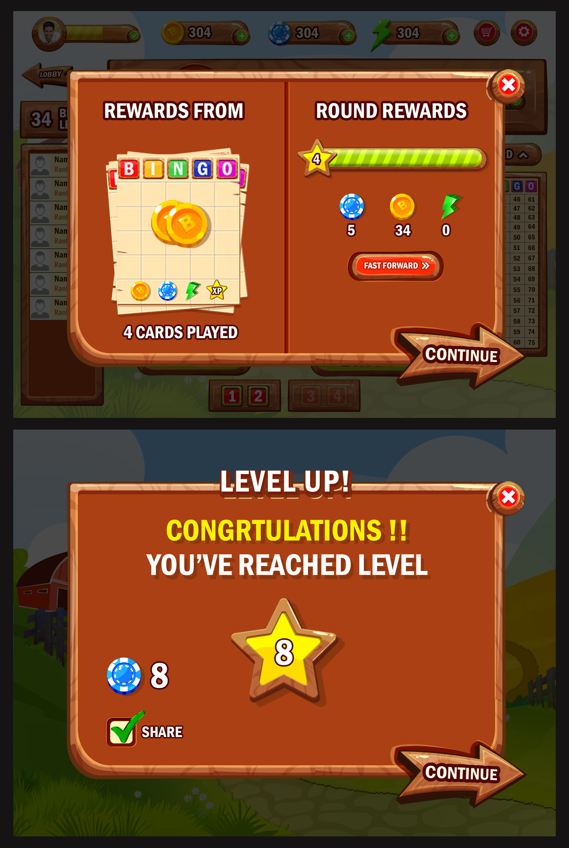 ArtStation - Bingo Game Pop-up 2