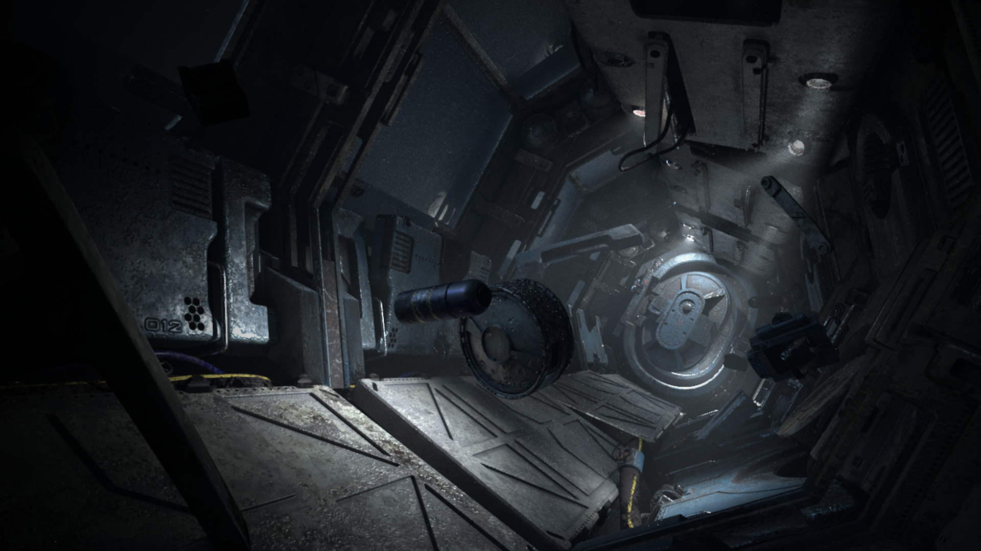 Sc Fi Abandoned Space Station