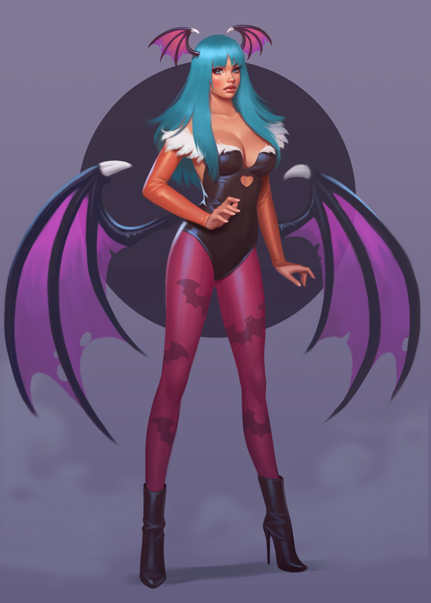 ArtStation - Morrigan Aensland fan art
