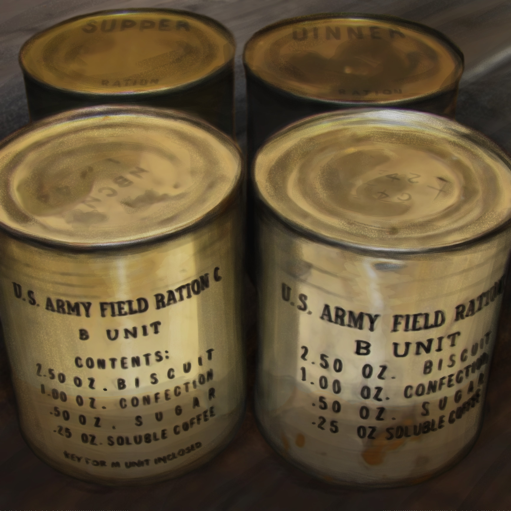 ArtStation - 4 Cans of Goodness