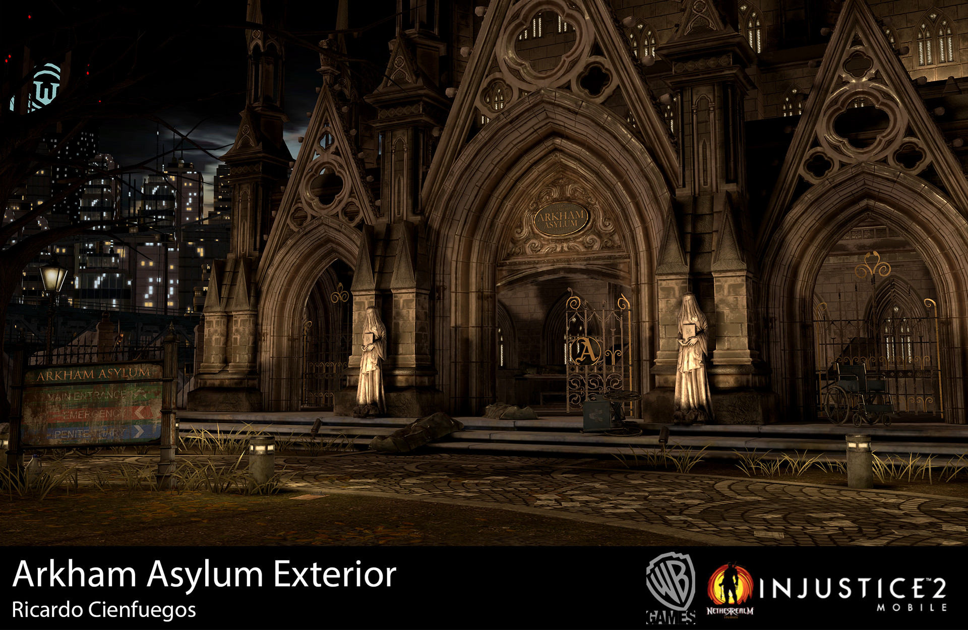 Ricardo Cienfuegos - Arkham Asylum Exterior