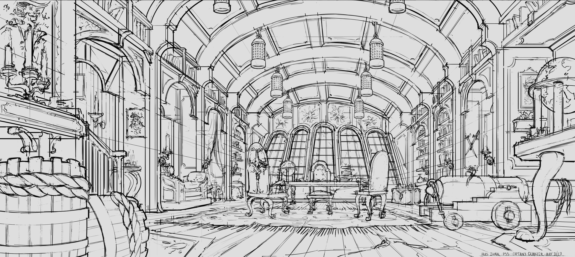 Aras Jamal - River Tar to New Crobuzon (Captian's Court)