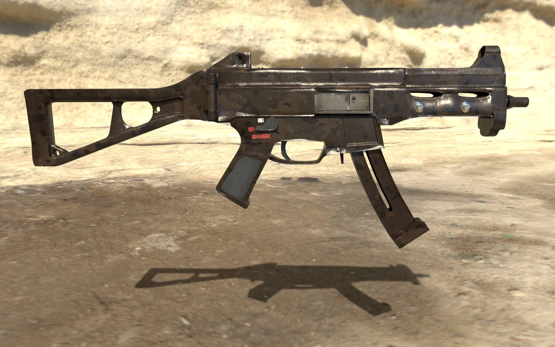 ArtStation - Machine Gun - Low Poly - Game Asset