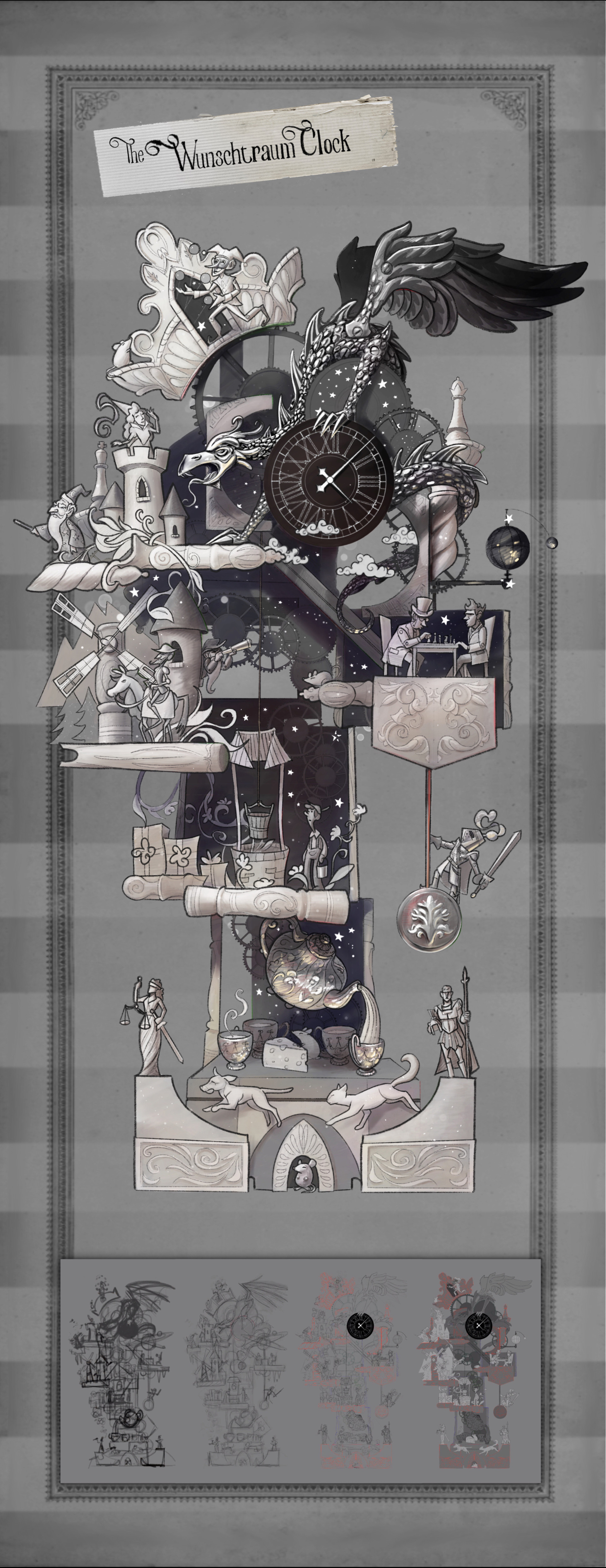 the night circus clock