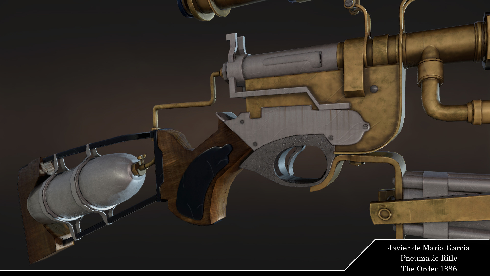 Javier de Maria - Pneumatic Rifle, The Order 1886 Fanart
