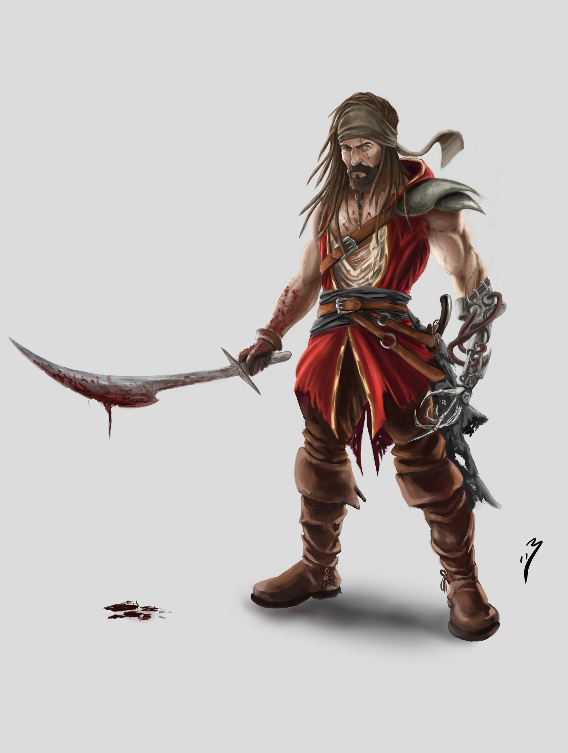 ArtStation - Pirate cyborg