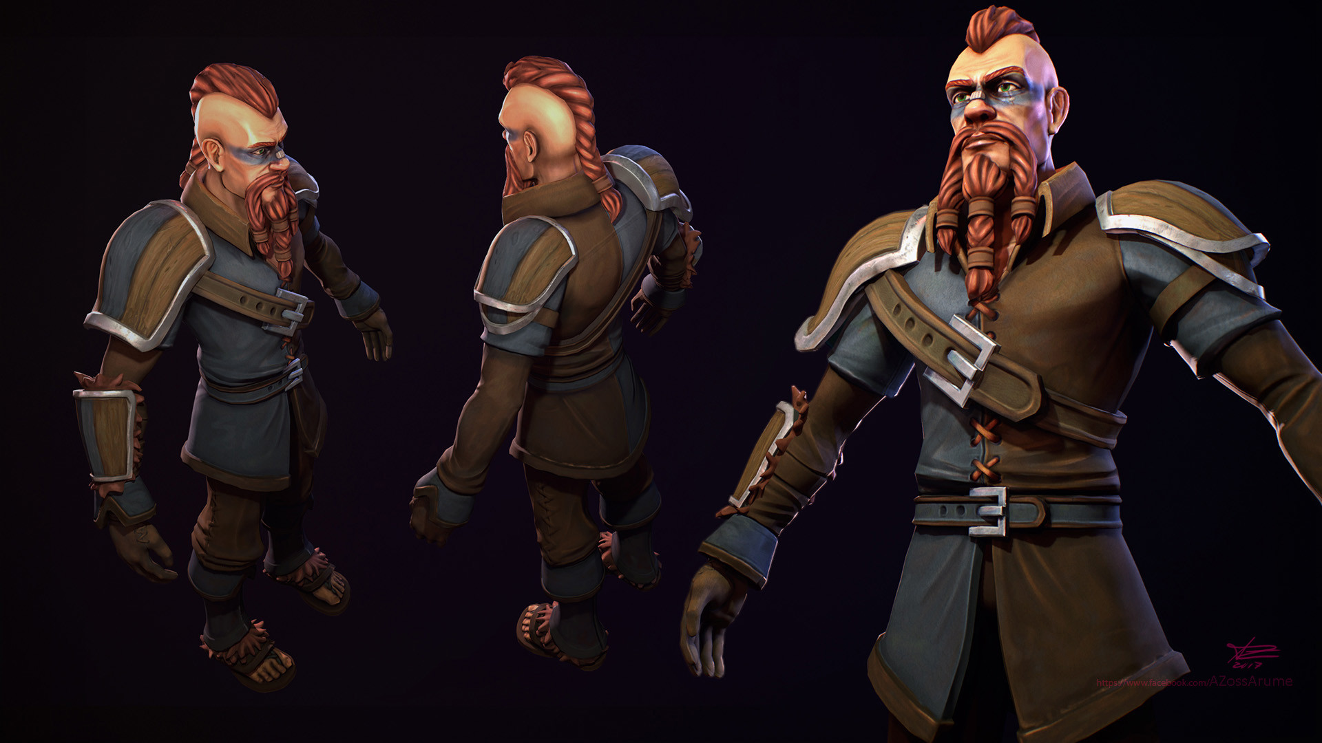 ArtStation - Viking - Game Ready - Stylized Character