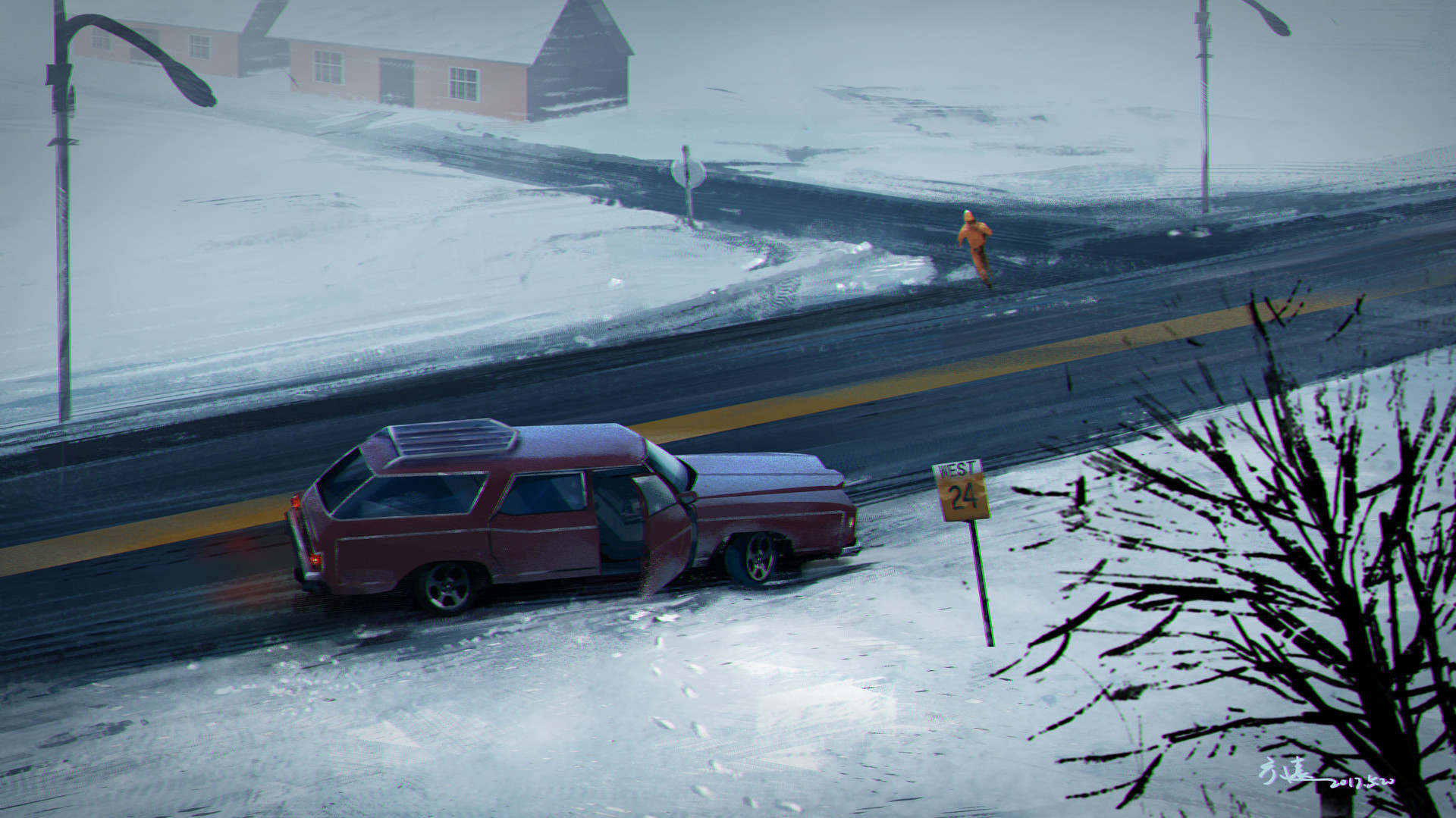 ArtStation - fang yuan-snow car1
