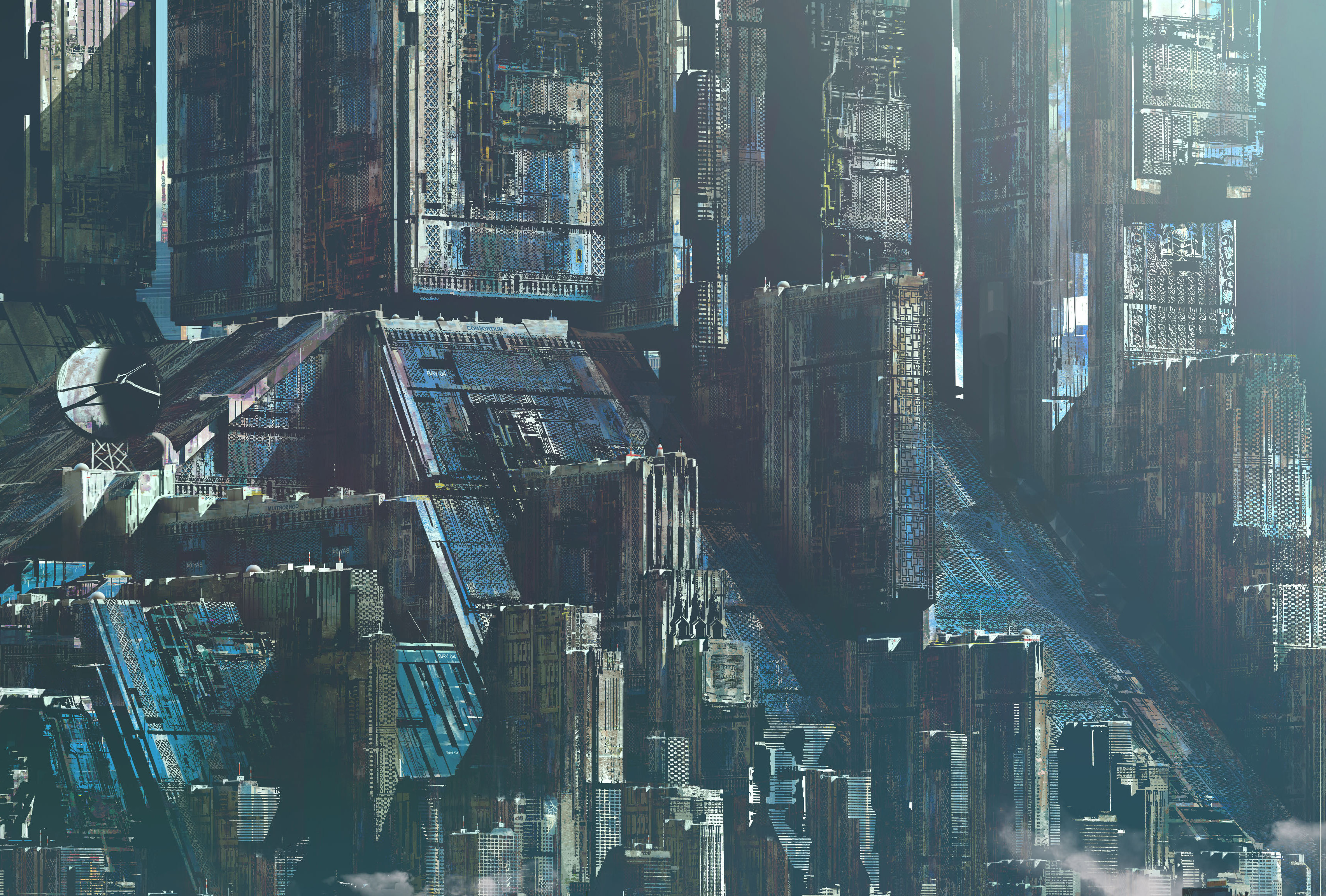 Paul Chadeisson - Blue city