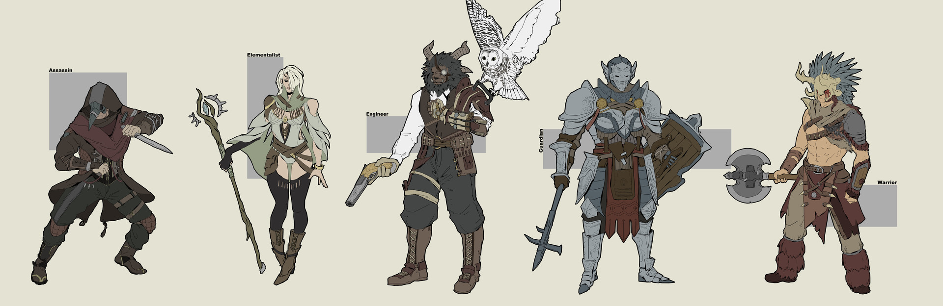 ArtStation - 5 characters