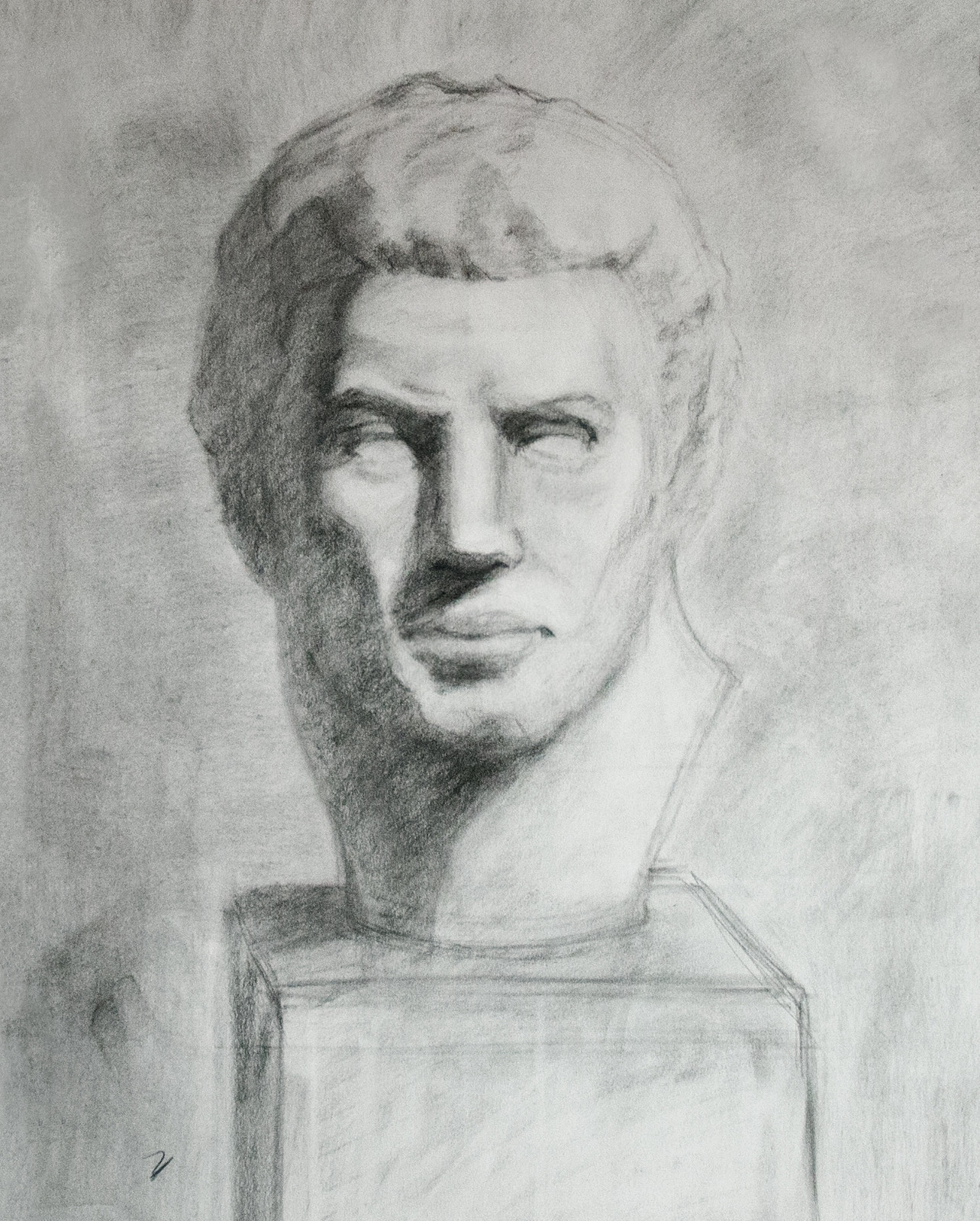 Mtheoryanimation - Brutus BUST Drawing