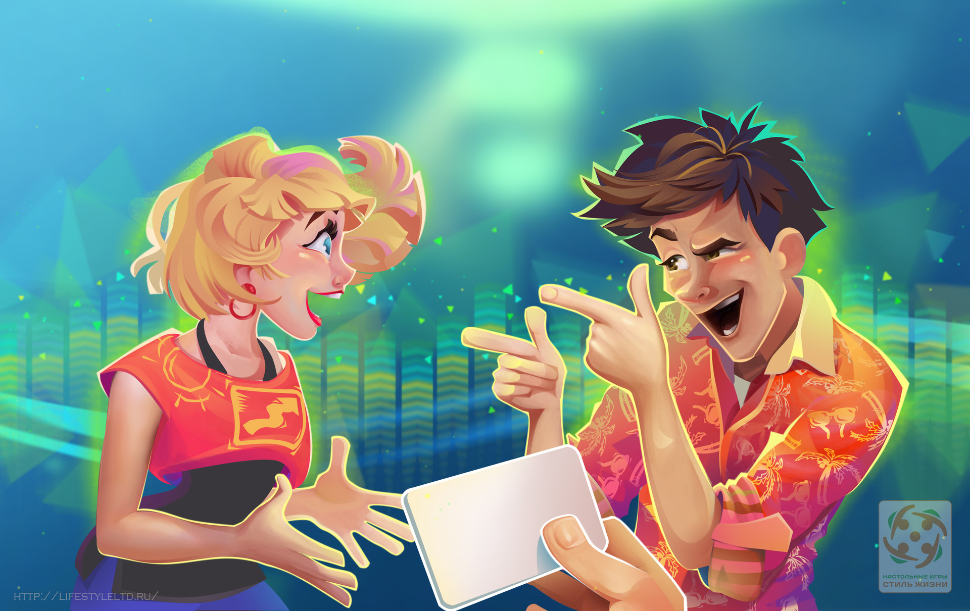 ArtStation - Cover for game Think'n'Sync