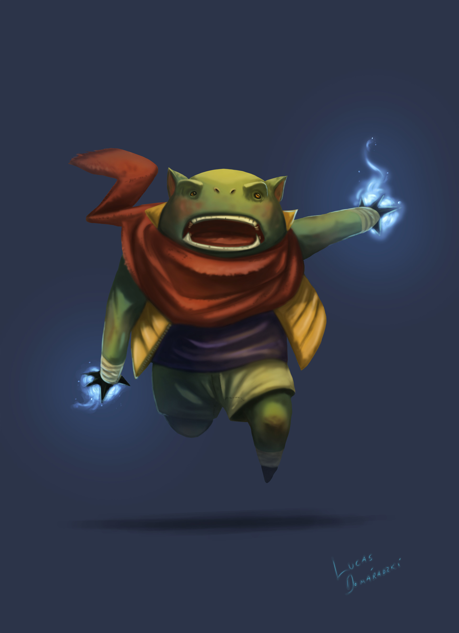 ArtStation - Weird frog like creature