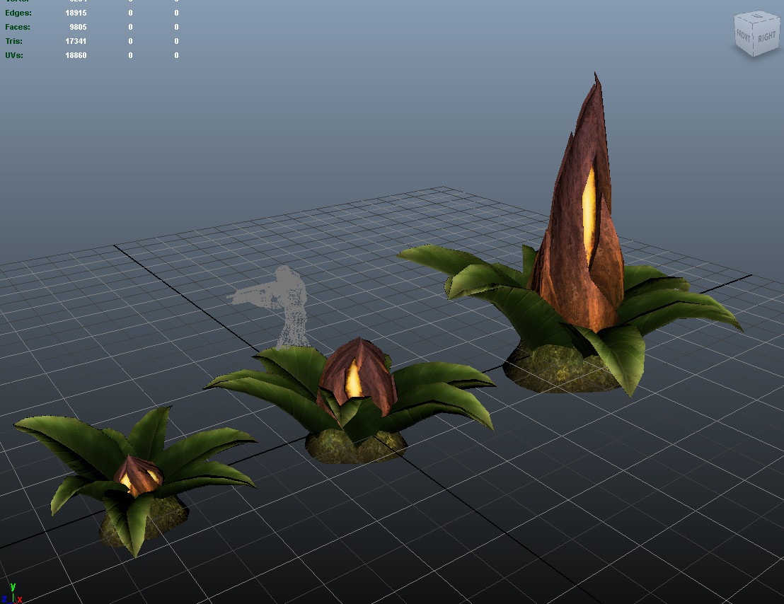 ArtStation - Planetside 2 objects: alien plants.