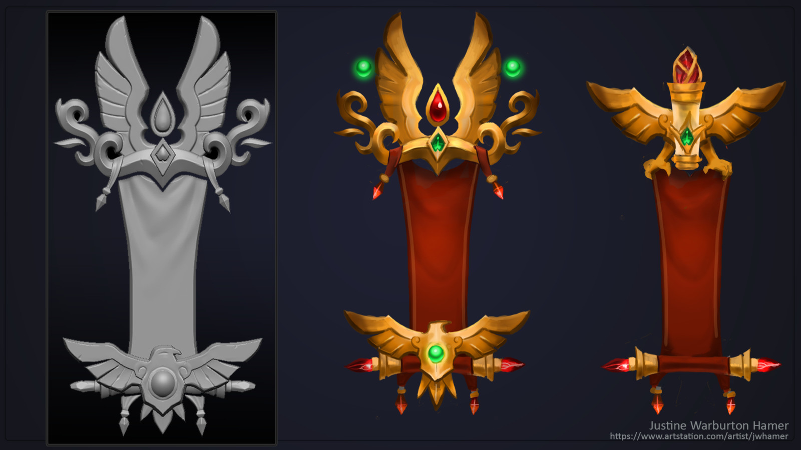 Justine Hamer - Heroes of the Storm Fan Art: Blood Elf Banner