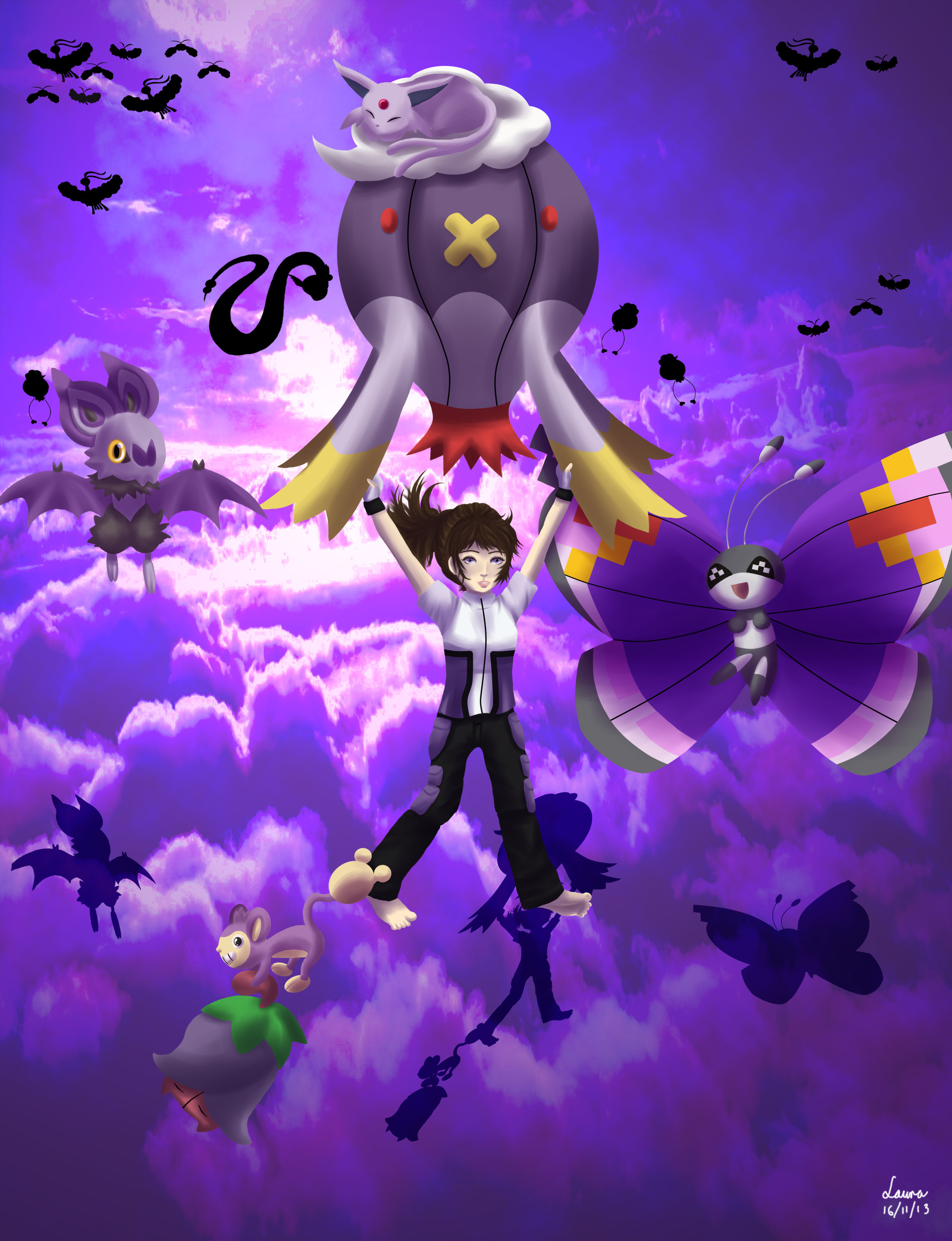 ArtStation - Purple Pokemon