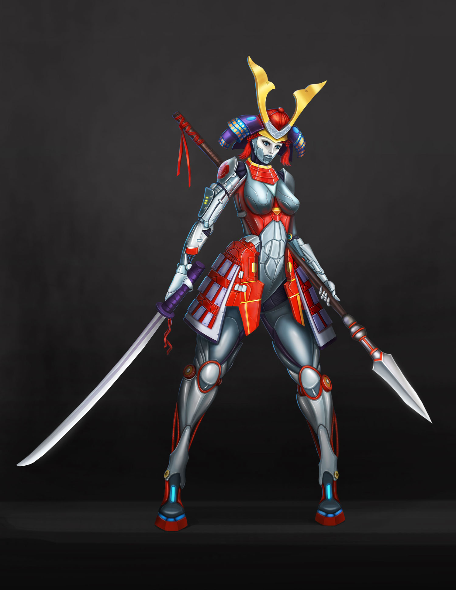 ArtStation - Samurai Sci-Fi, Lena Nezhyvova