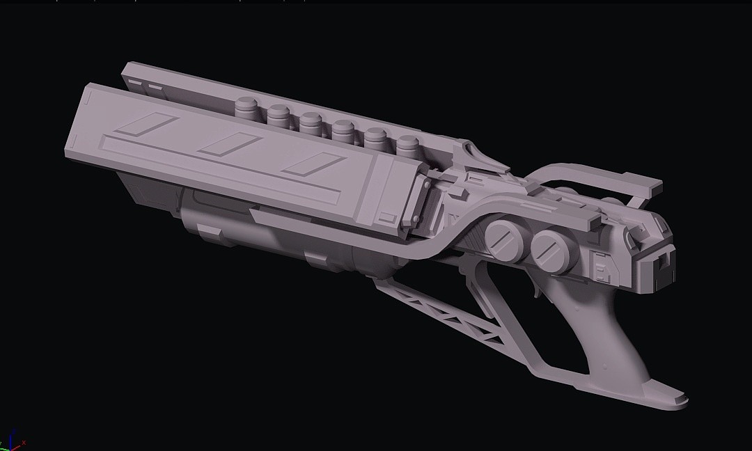 ArtStation - Plasm accelerator ( Game model )