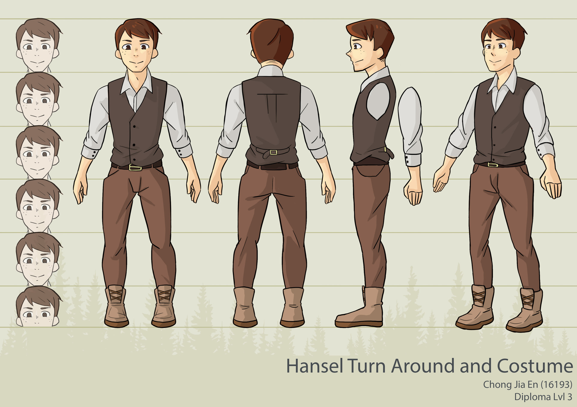 ArtStation - Character Designs - Hansel