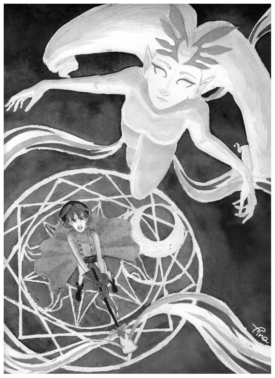 ArtStation - Sakura and Windy