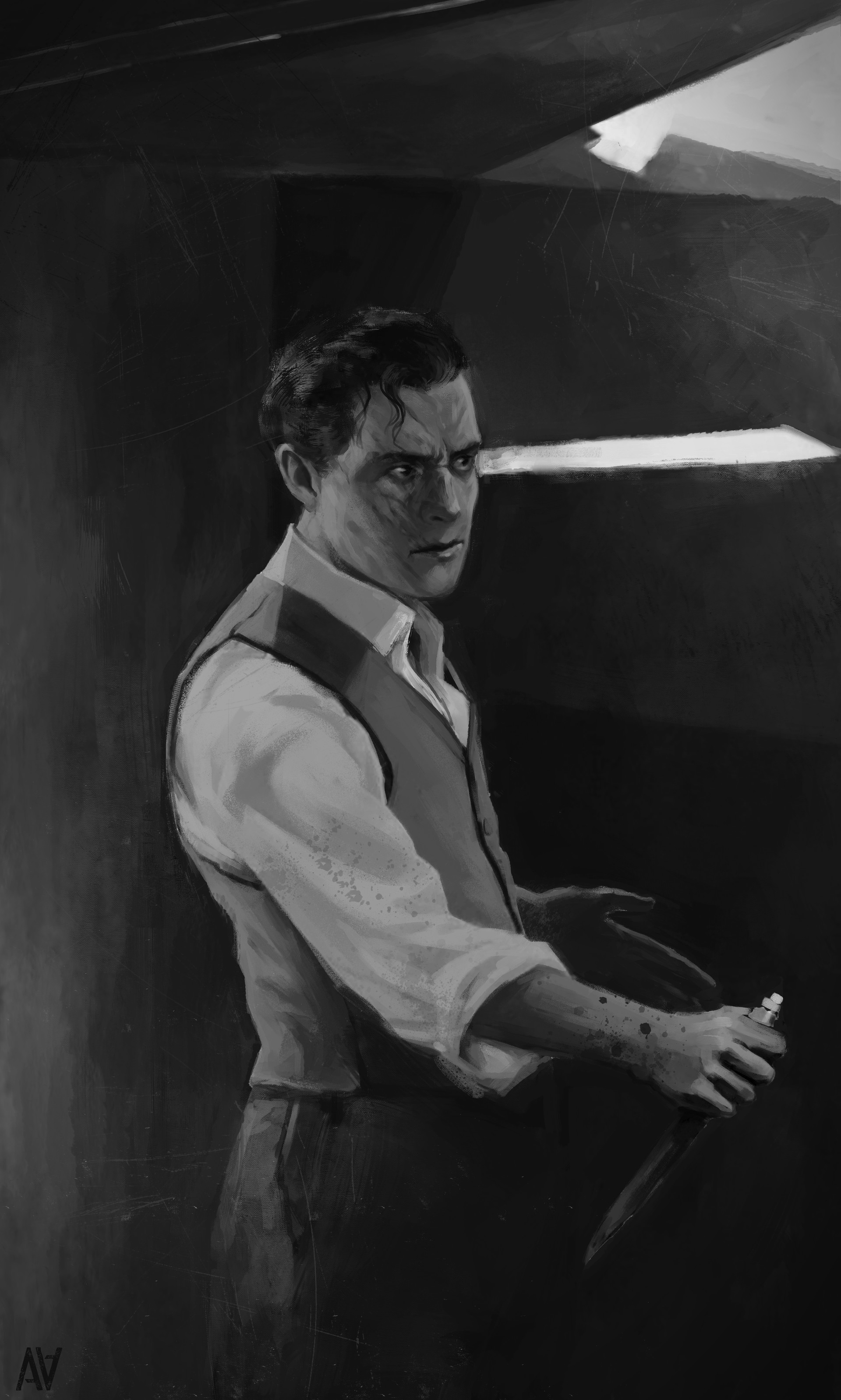 ArtStation - With a knife