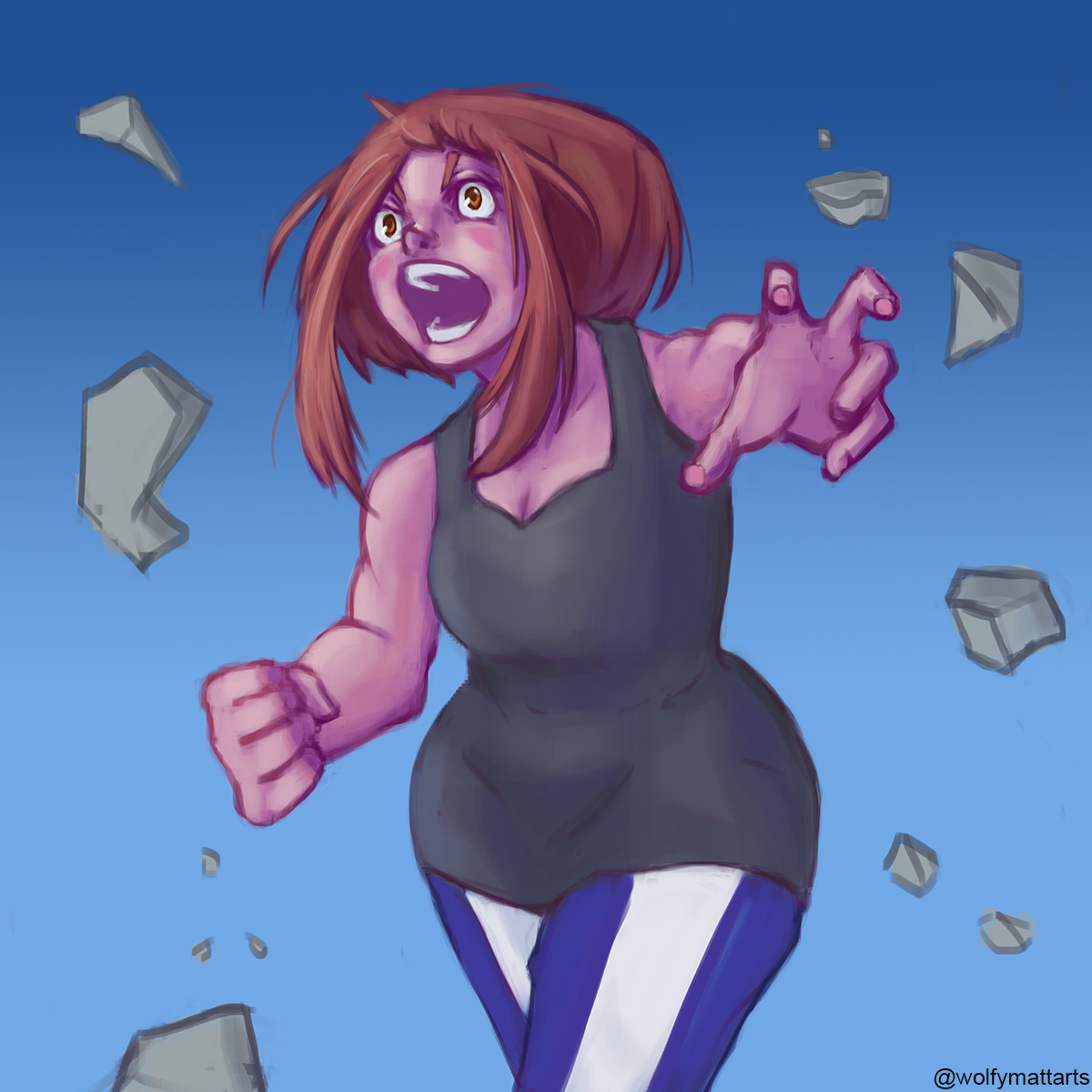 ArtStation - Ochaco Uraraka - My Hero Academia