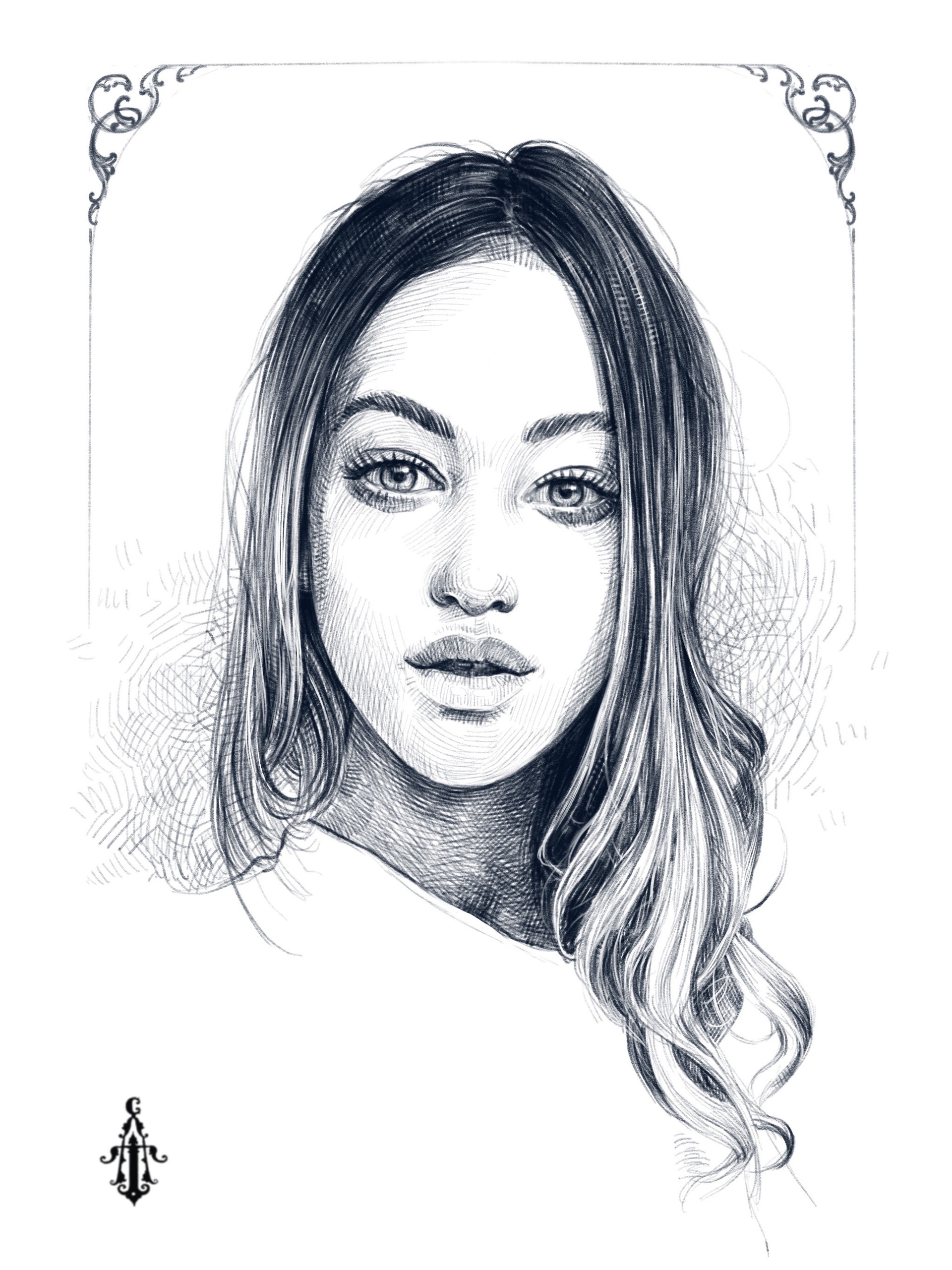 ArtStation - Sketch girl