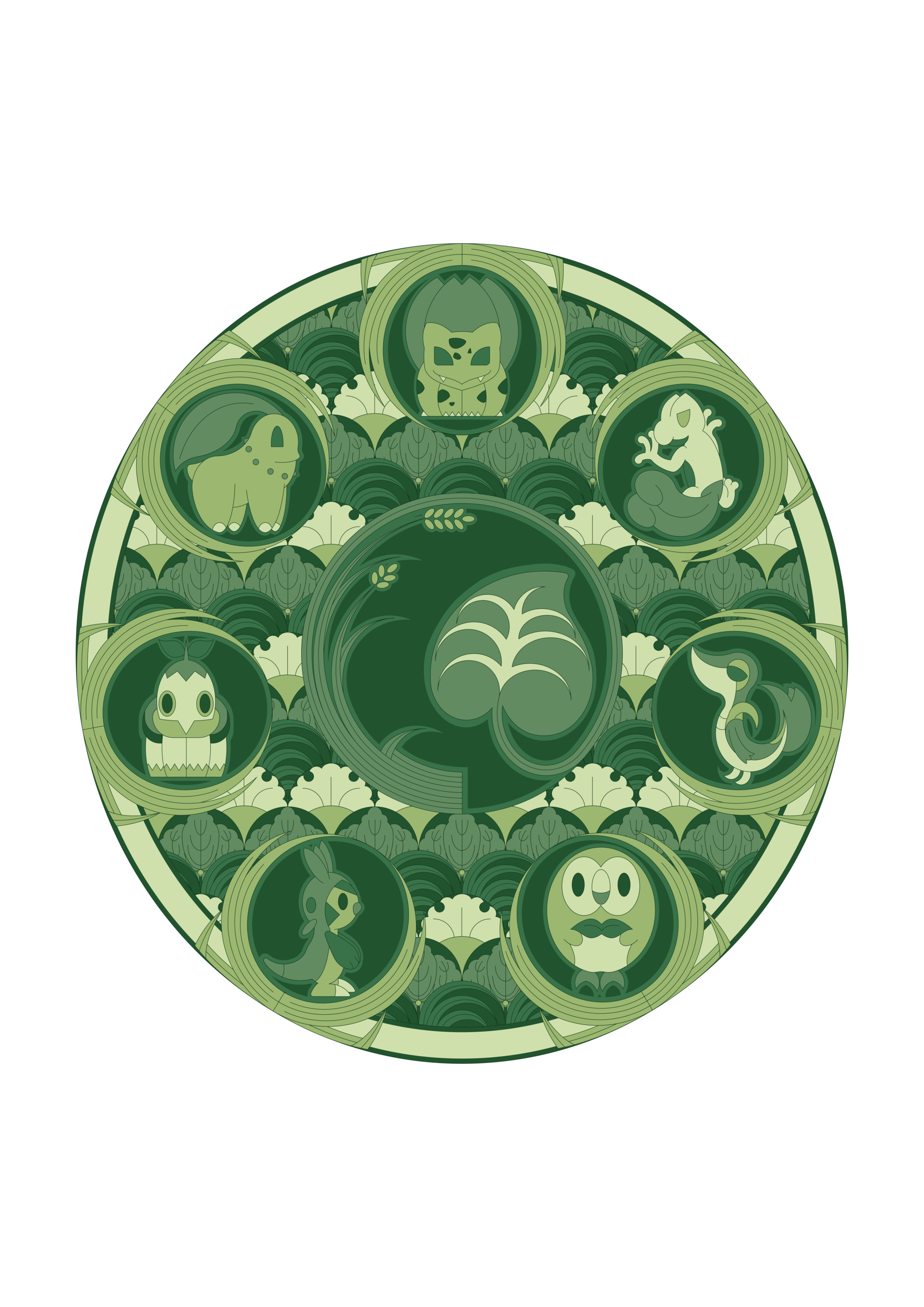 Pokemon Grass Symbol