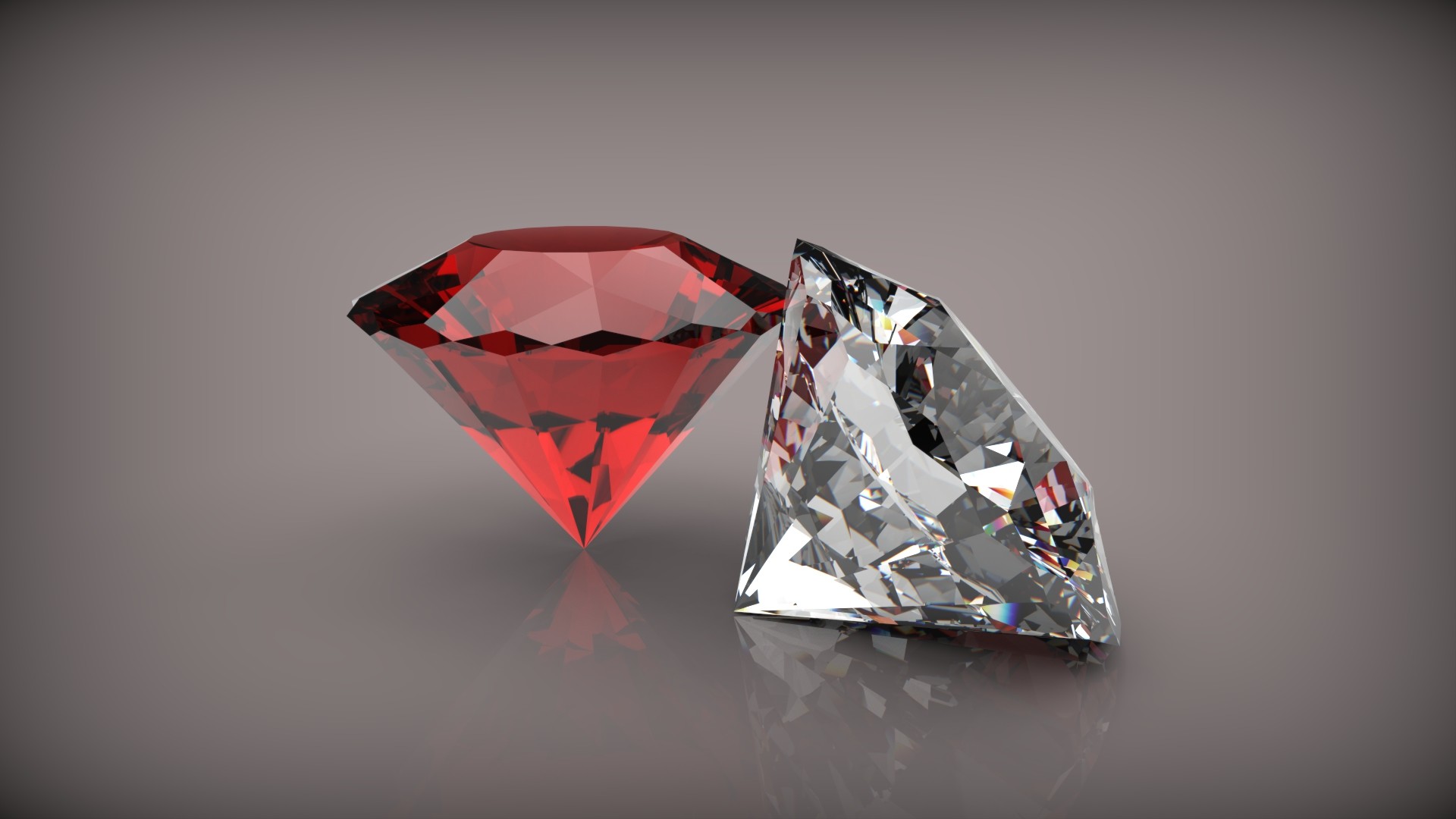 ArtStation - Diamond & ruby