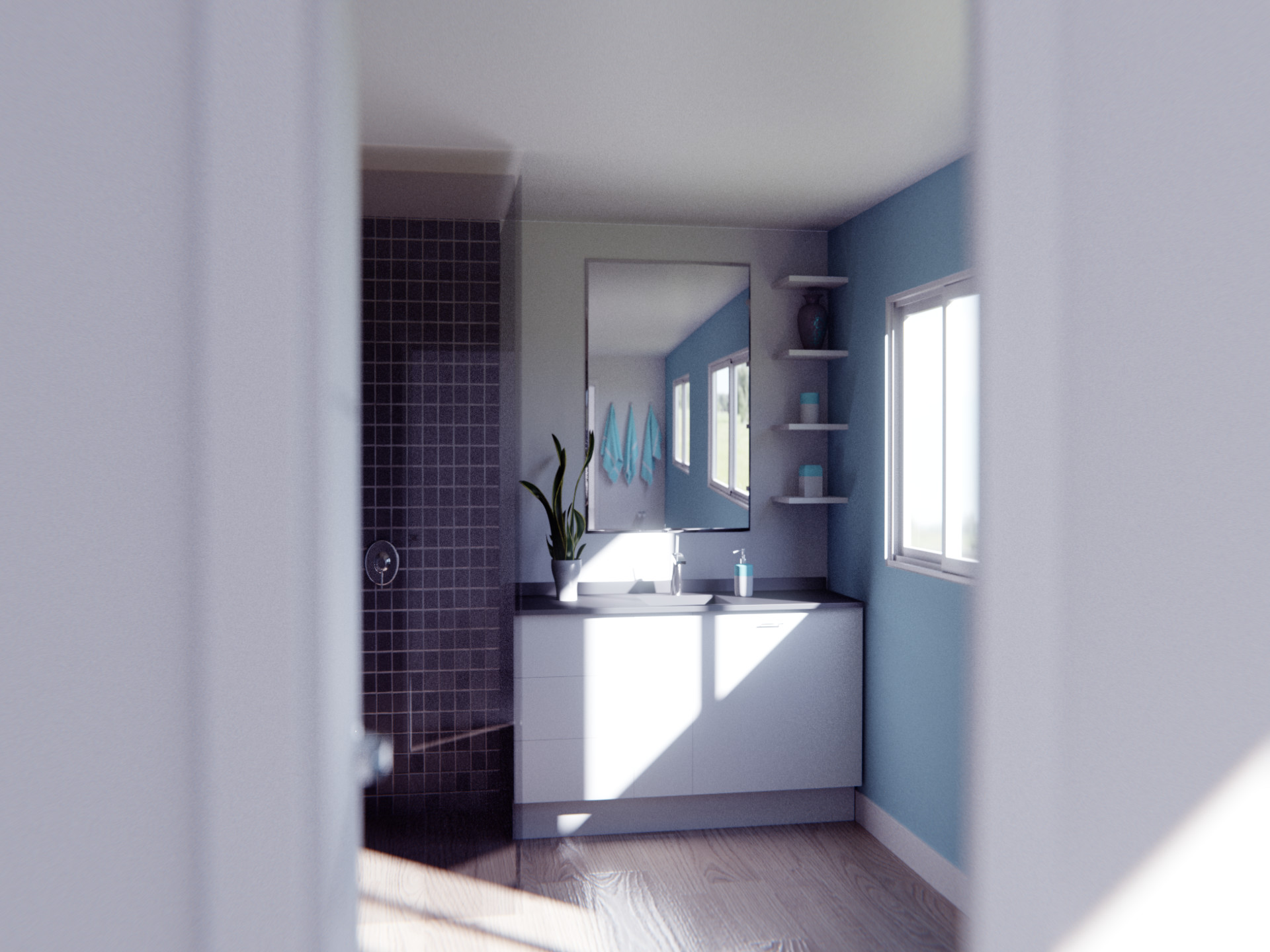 ArtStation - Bathroom Scene