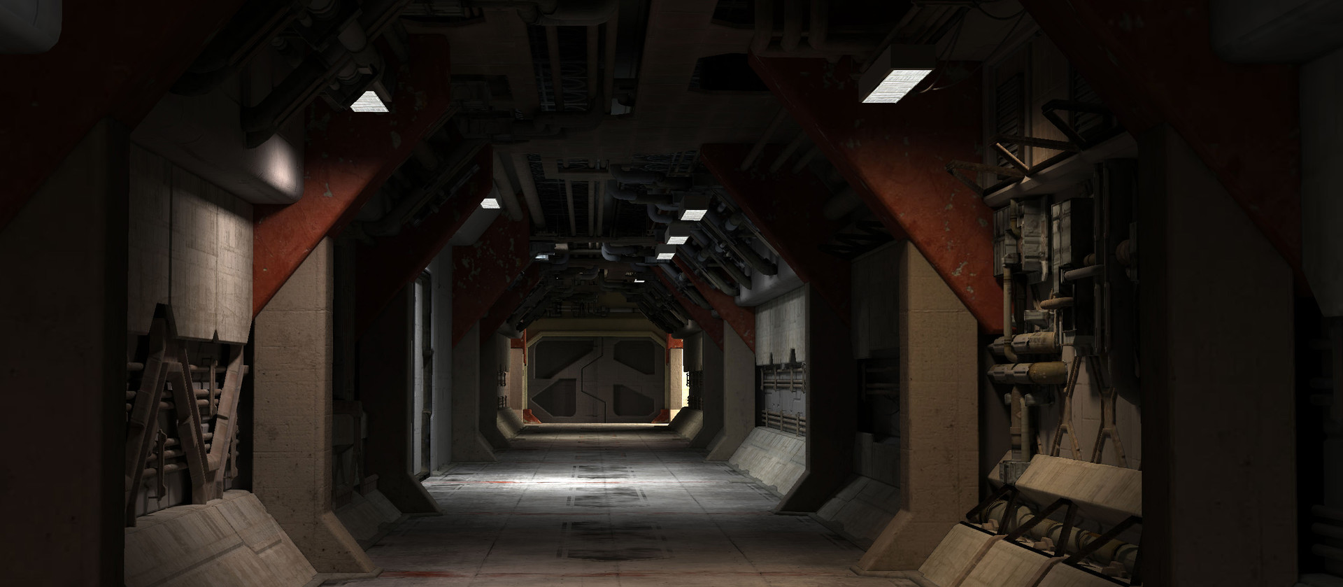 ArtStation - Real Time Space Hallway