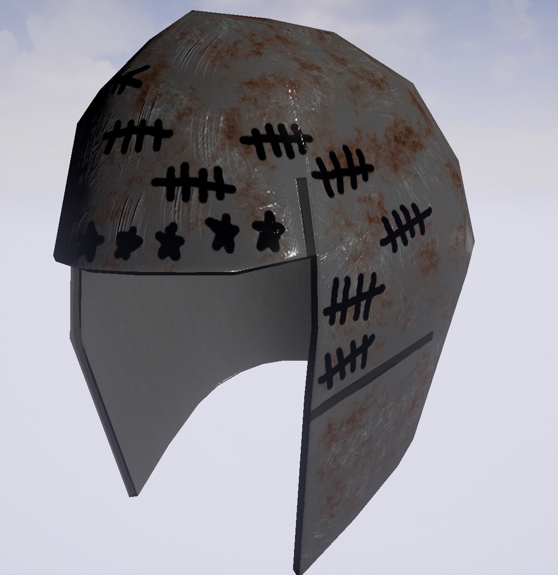 ArtStation - Rusty helmet